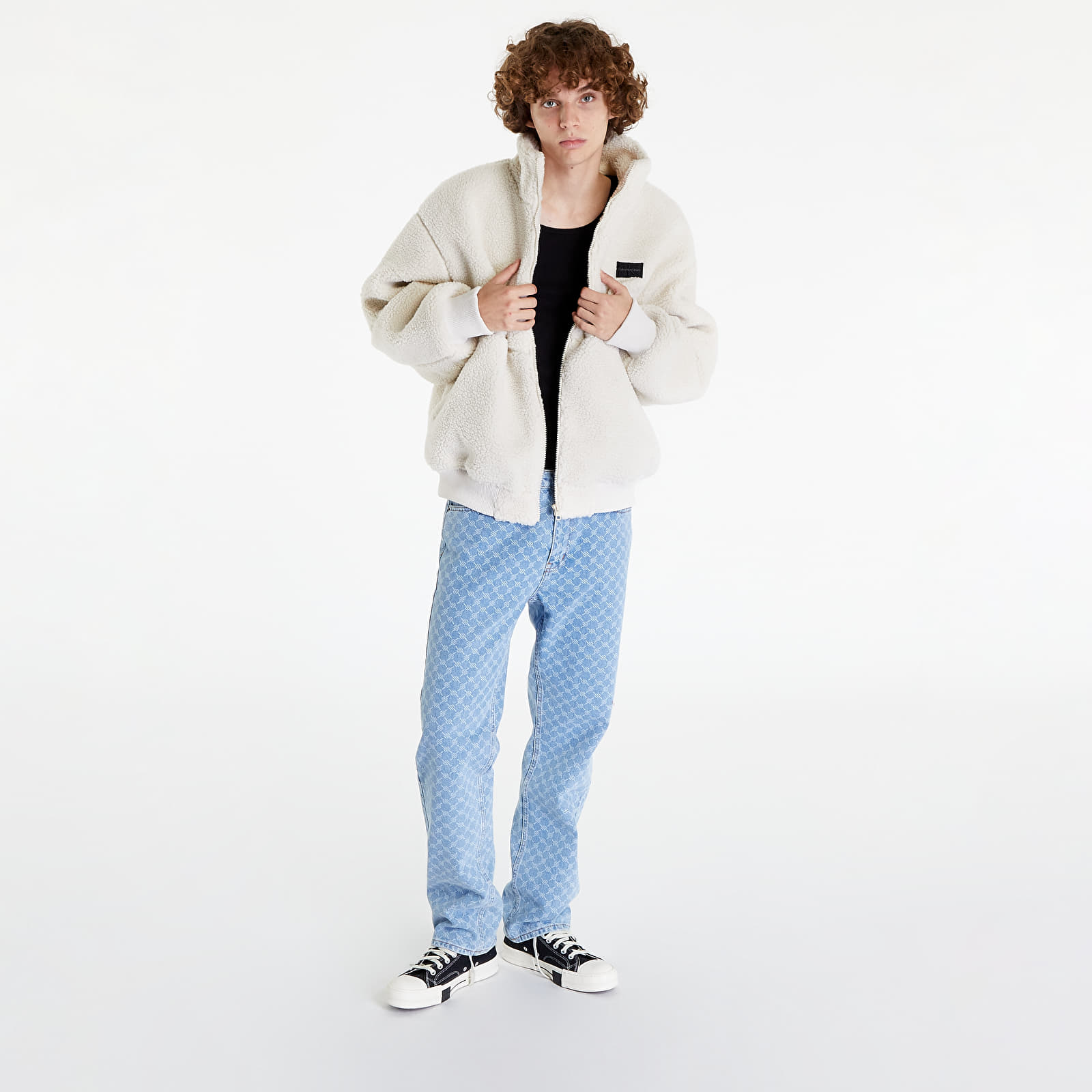 Jackets Calvin Klein Jeans Ck Sherpa Jacket Beige | Footshop