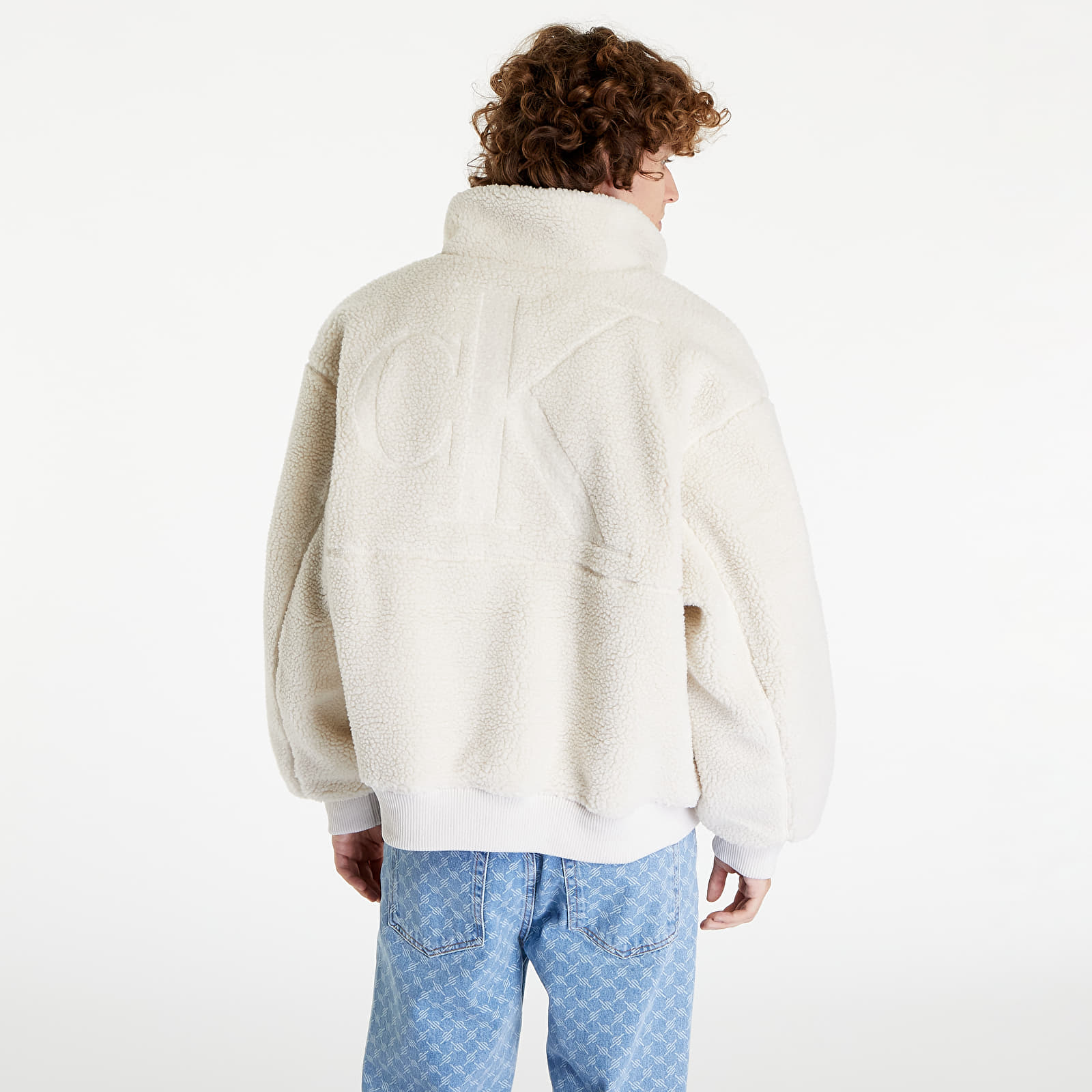 Jackets Calvin Klein Jeans Ck Sherpa Jacket Beige | Footshop