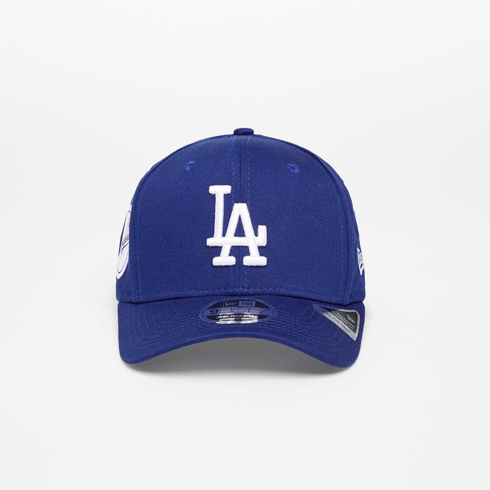 Caps New Era LA Dodgers MLB Logo 9FIFTY Stretch Snap Cap Dark Royal ...