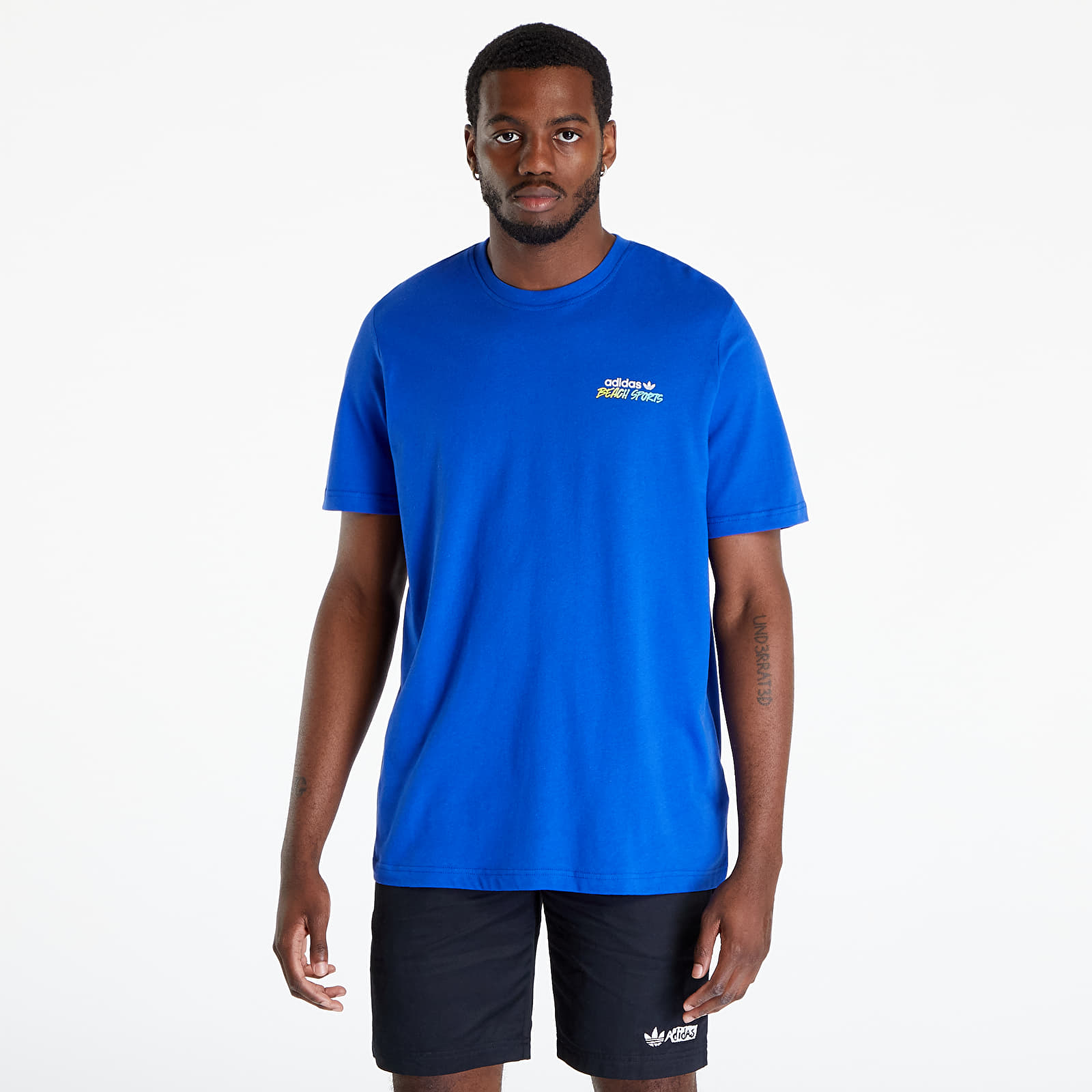 Trička adidas Stoked Fish Flower Tee Bold Blue | Footshop