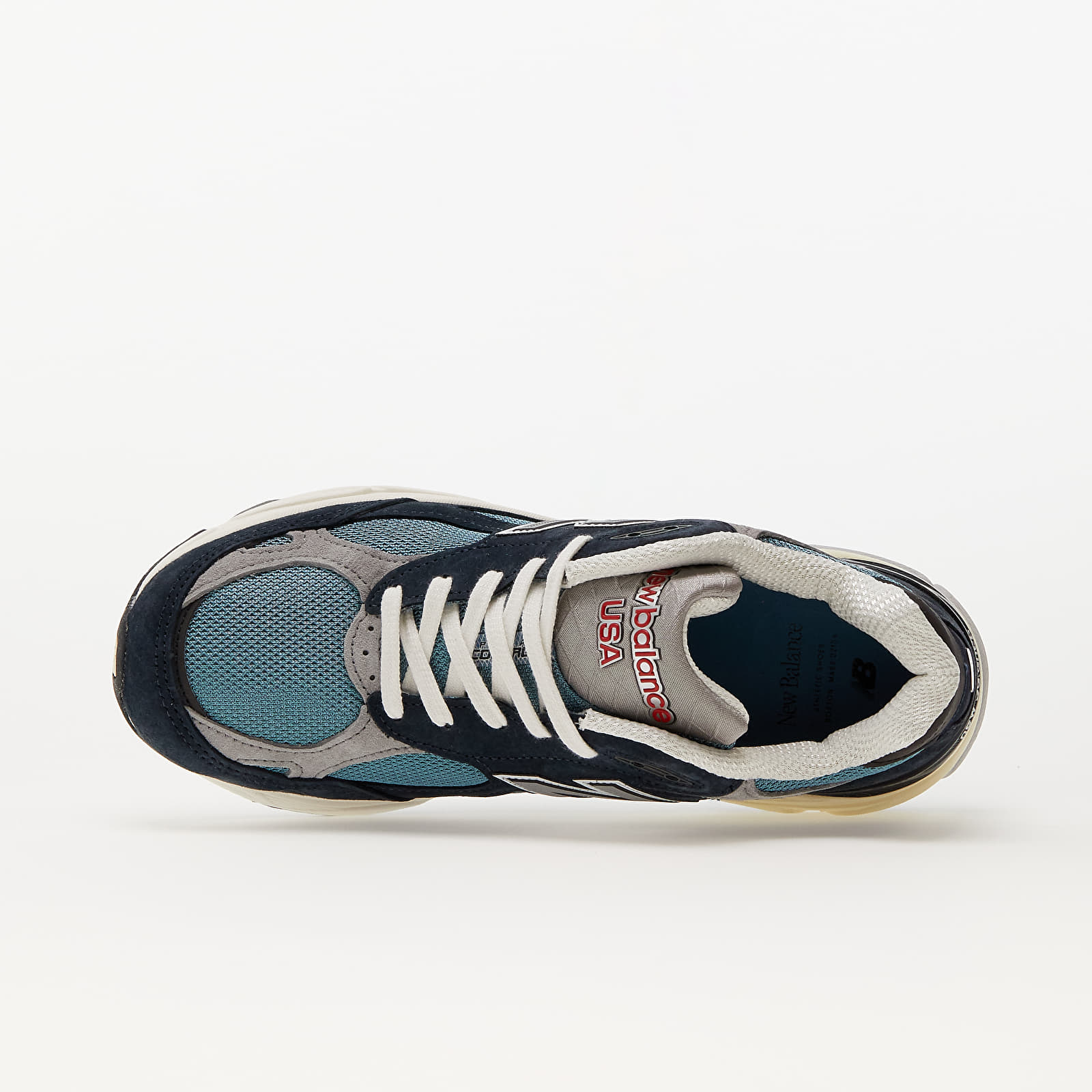 Men's shoes New Balance x Teddy Santis 990 V3 Navy Blue/ Spring Tide ...