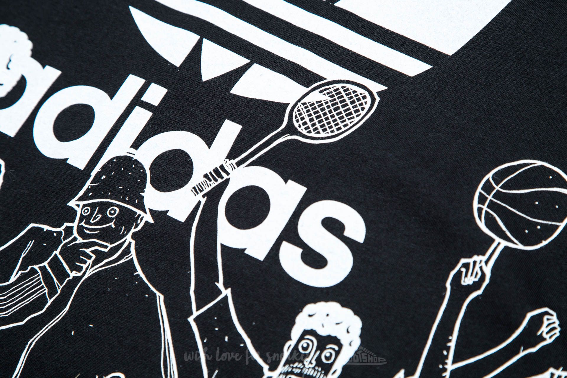 Camisetas adidas Block Party Tee Black | Footshop