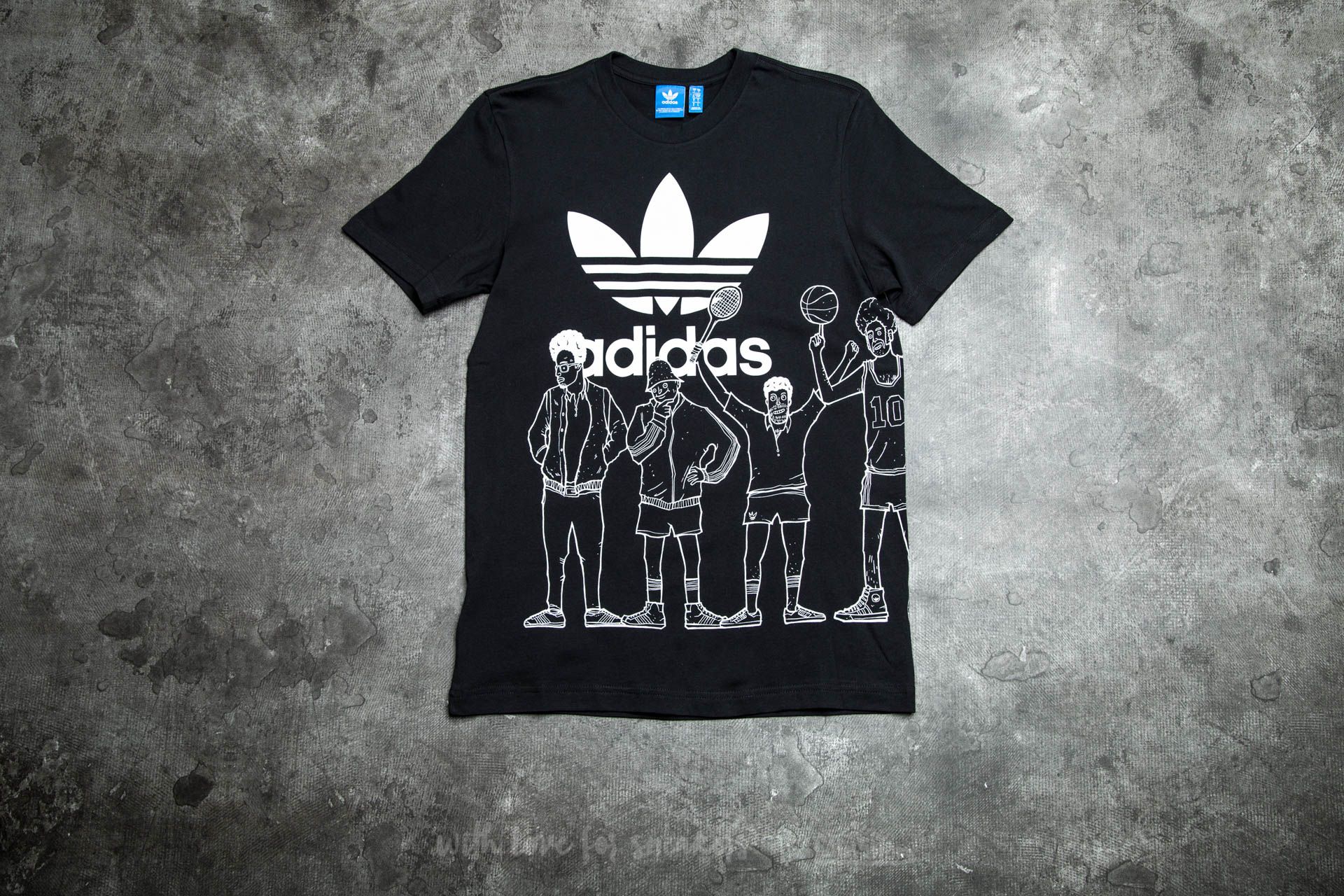 T-Shirts and shirts adidas Block Party Tee Black | Footshop