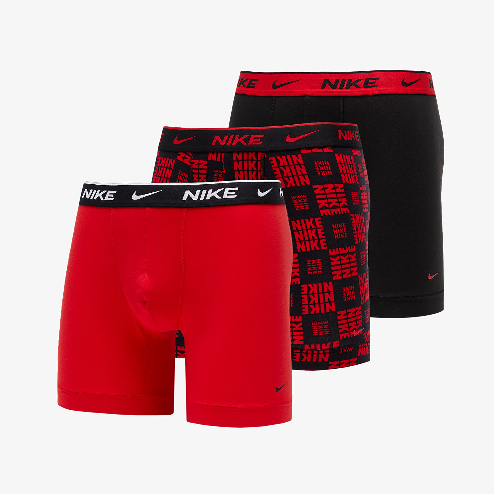 Nike Boxer Brief 3-Pack Swoosh Paisley Pri/ Wolf Grey/ Black | Footshop