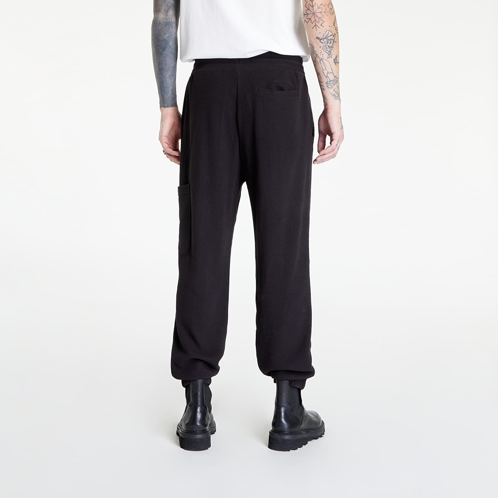 Kalhoty Tommy Jeans Tjm Bax Waffle Track Black | Footshop