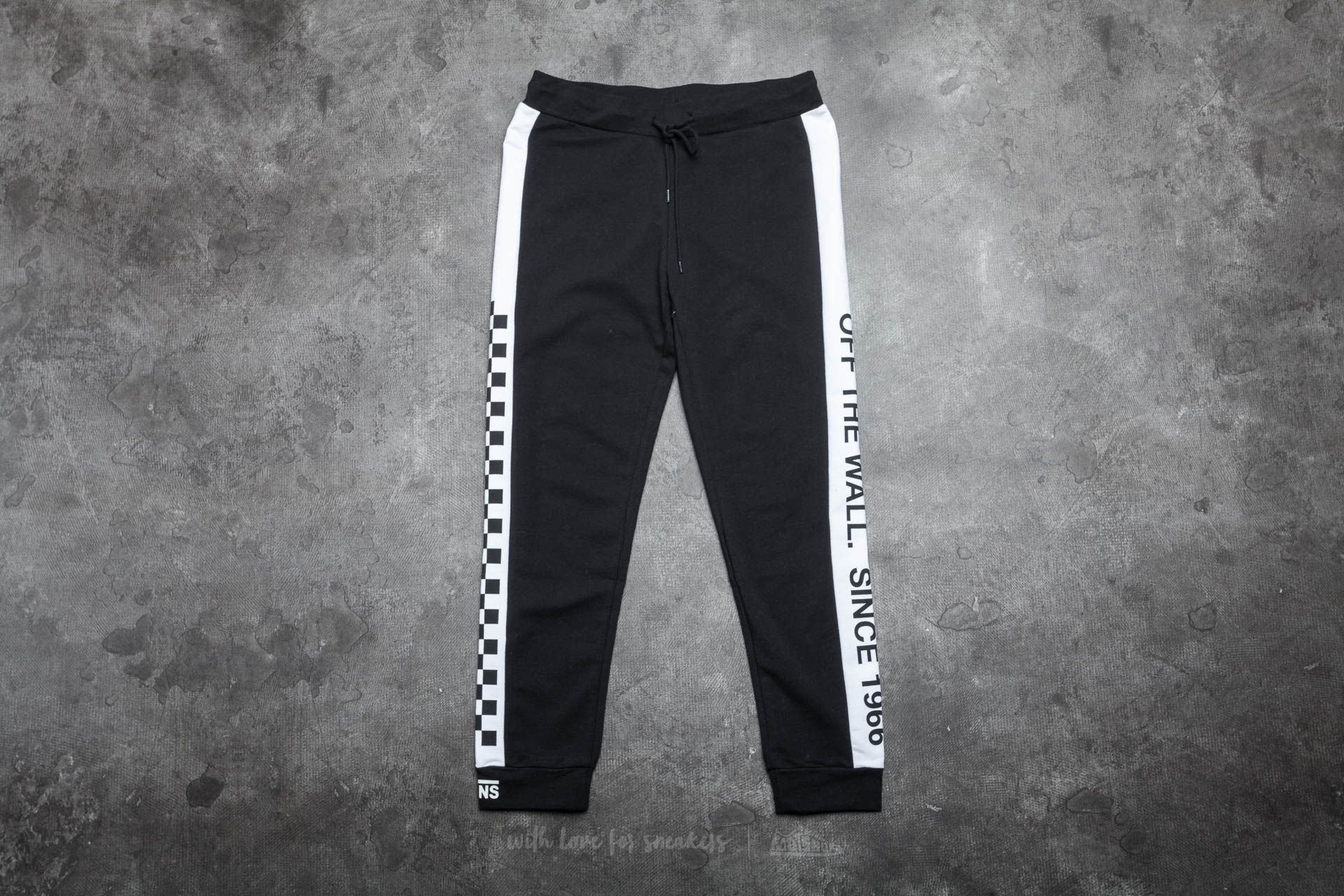 Pants Vans W Track Day Sweatpants Black-White | Footshop
