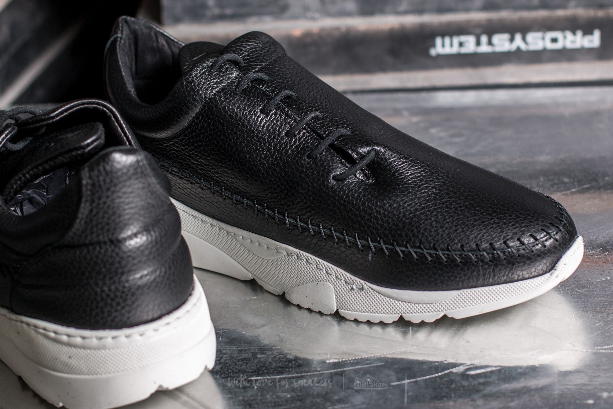 Männer Filling Pieces Apache Runner Low Black/ White | Footshop