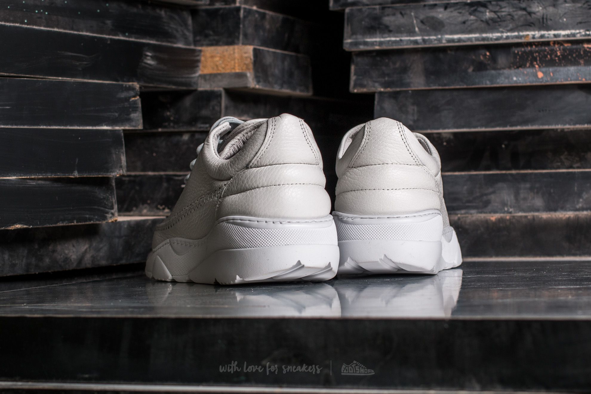 Men's shoes Filling Pieces Apache Runner Low All White | Footshop