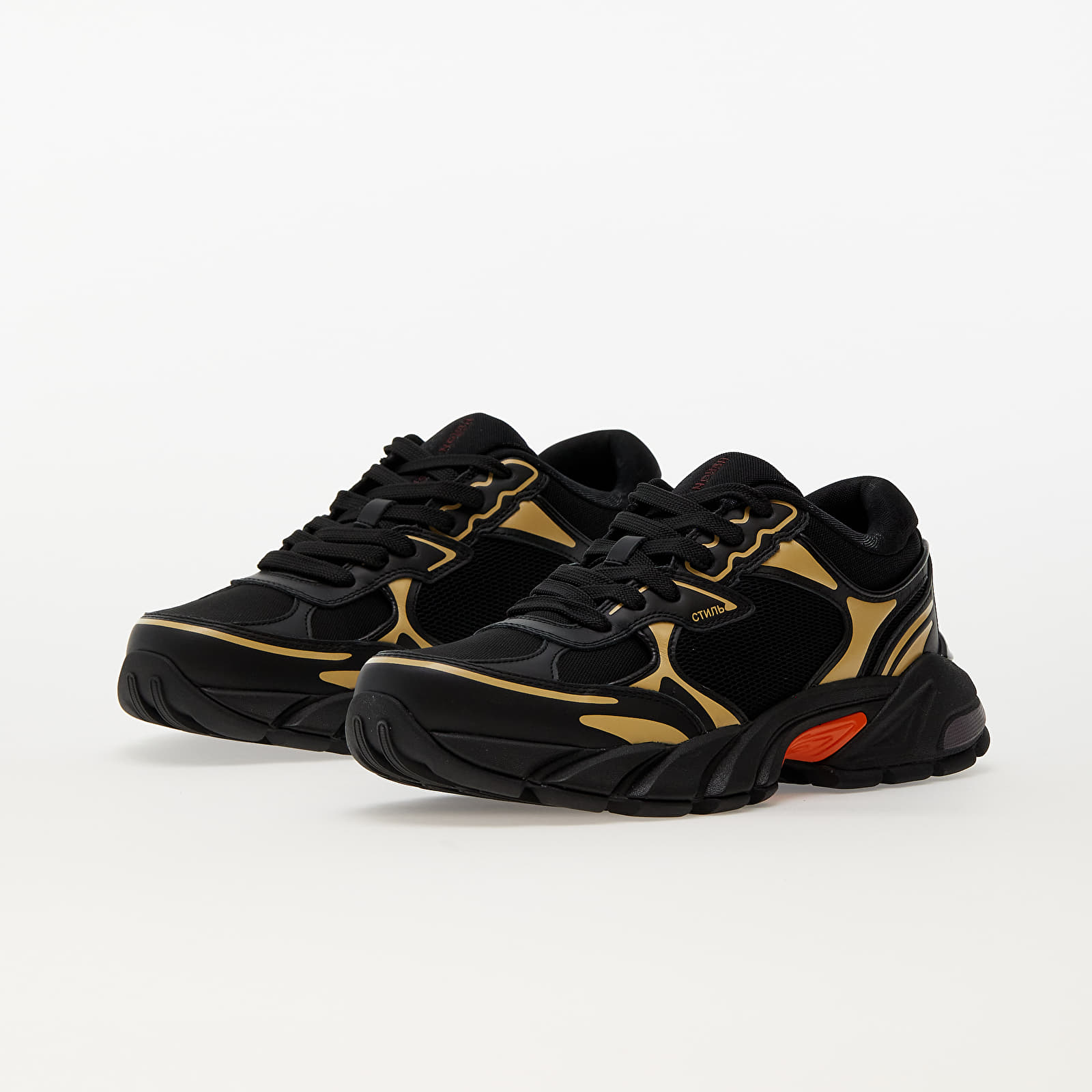 Men's shoes HERON PRESTON Block Stepper Black/ Beige | Footshop