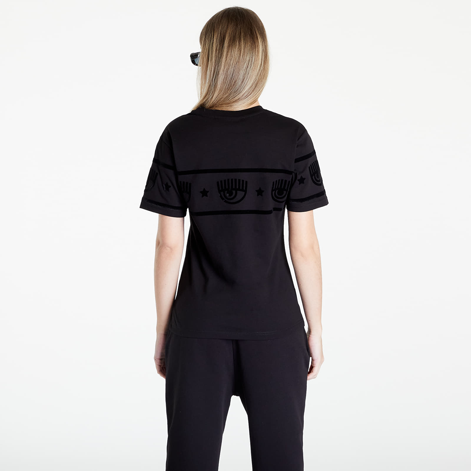 Chiara Ferragni Maxilogomania Flock T-Shirt