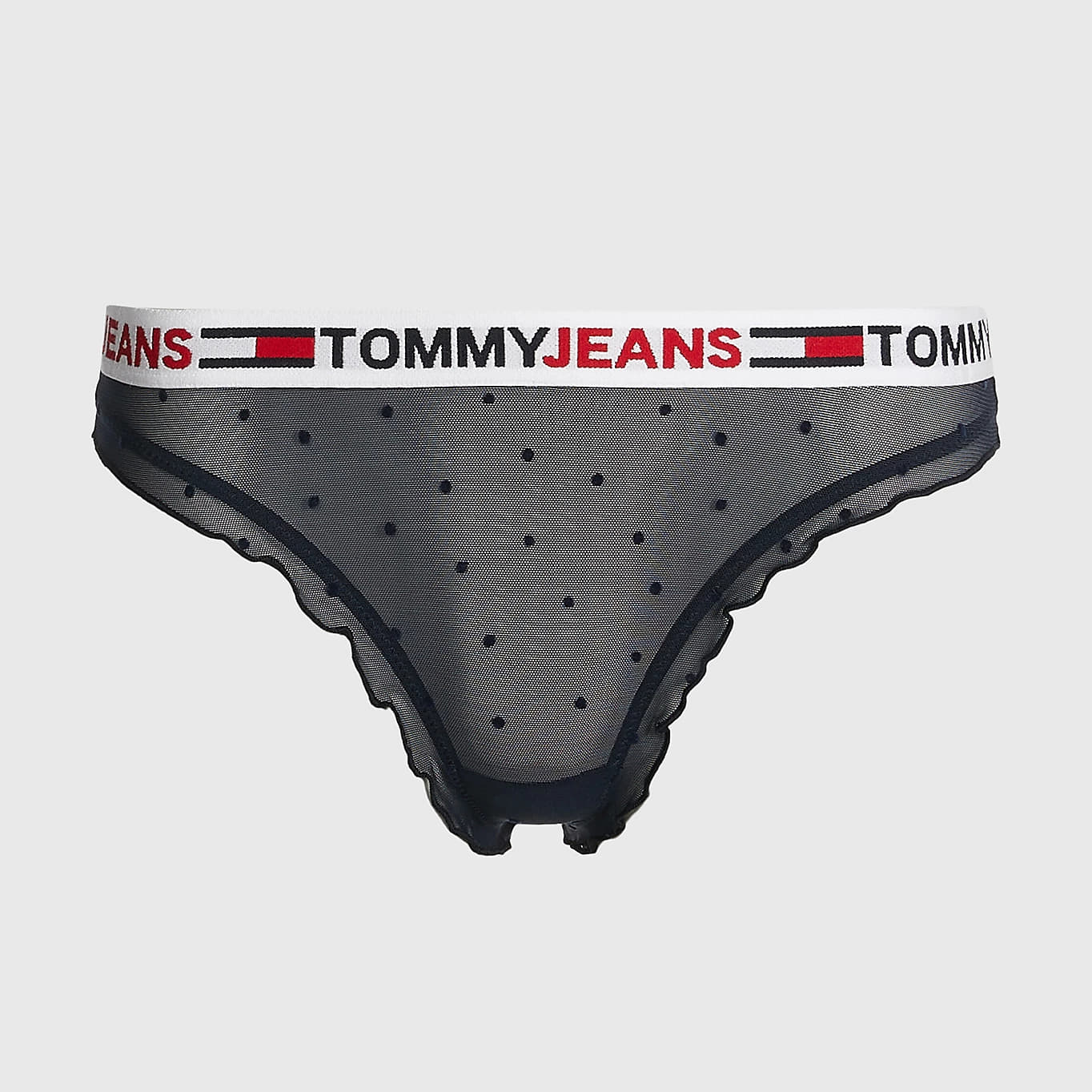 Slipjes Tommy Jeans ID Mesh Thong Desert Sky | Footshop