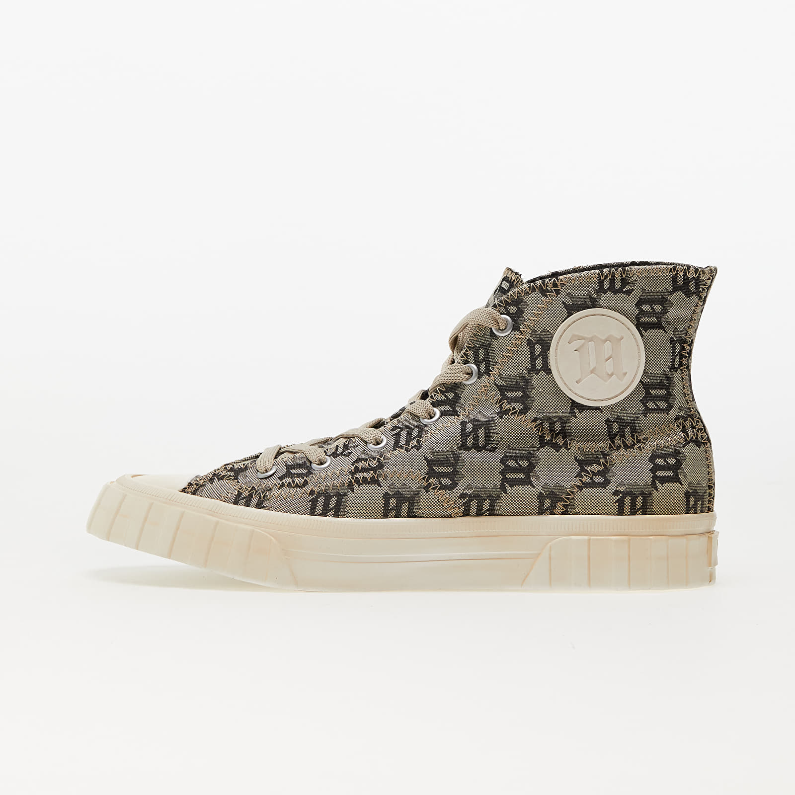 Мъжки кецове и обувки MISBHV Army Sneaker High Monogram Beige Monogram ...