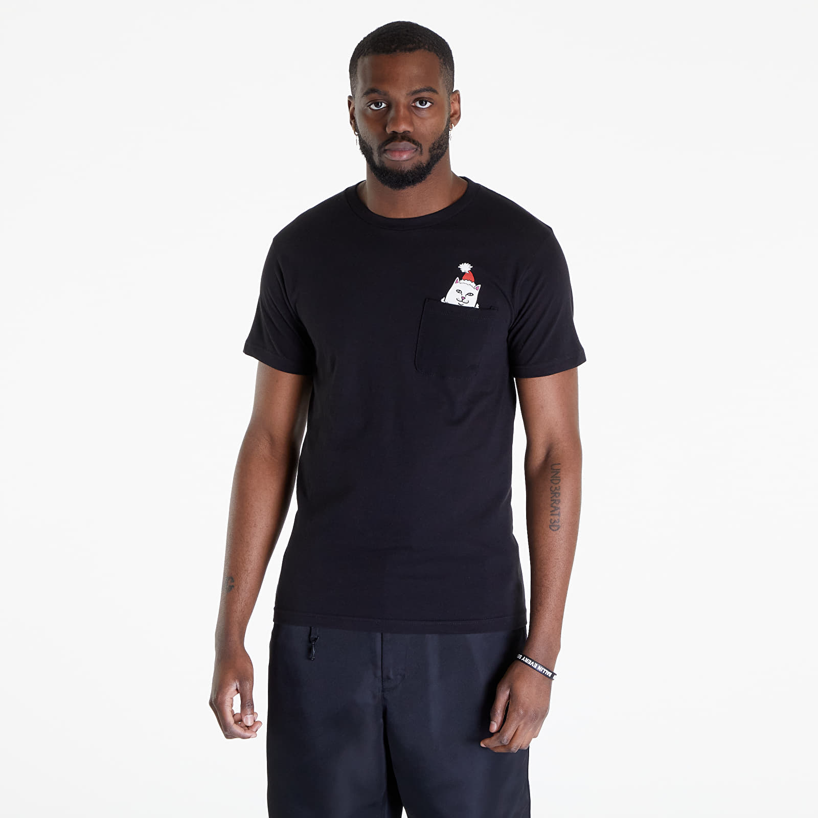 Koszulki RIPNDIP Lord Santa Pocket Tee Black | Footshop