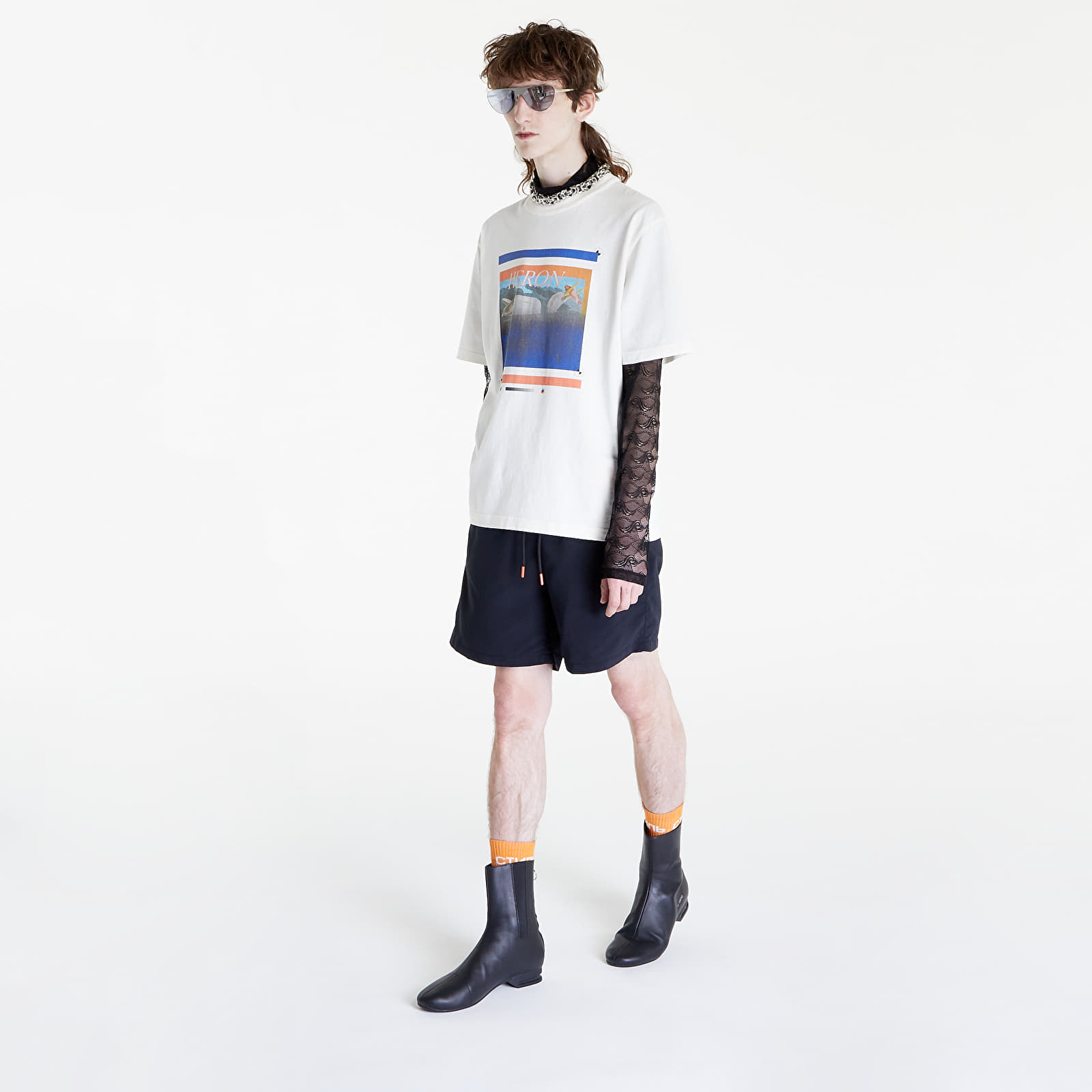 Heron Preston Misprinted Heron Short Sleeve Tee