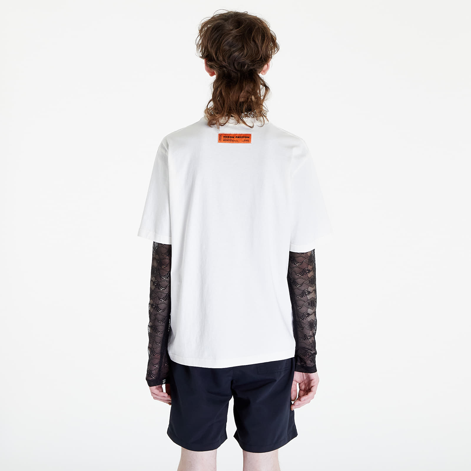 Koszulki Heron Preston Misprinted Heron Short Sleeve Tee White/ Navy ...