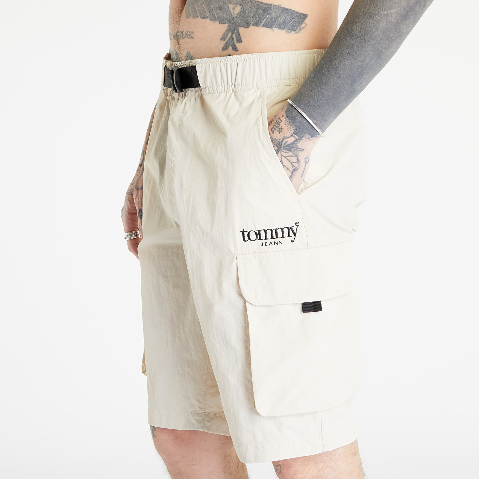 Shorts Tommy Jeans Ethan Belted Car Shorts Beige | Footshop