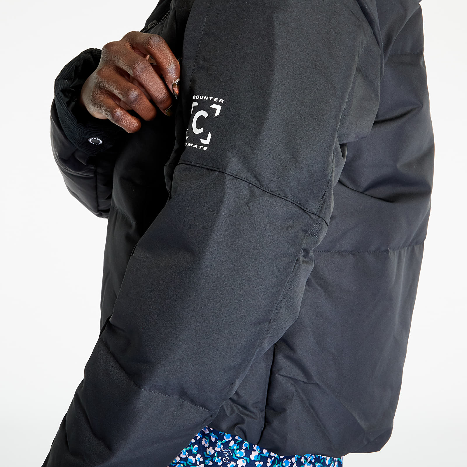 Geci Converse Premium Short Down Jacket Black (10023727-A01) | Footshop