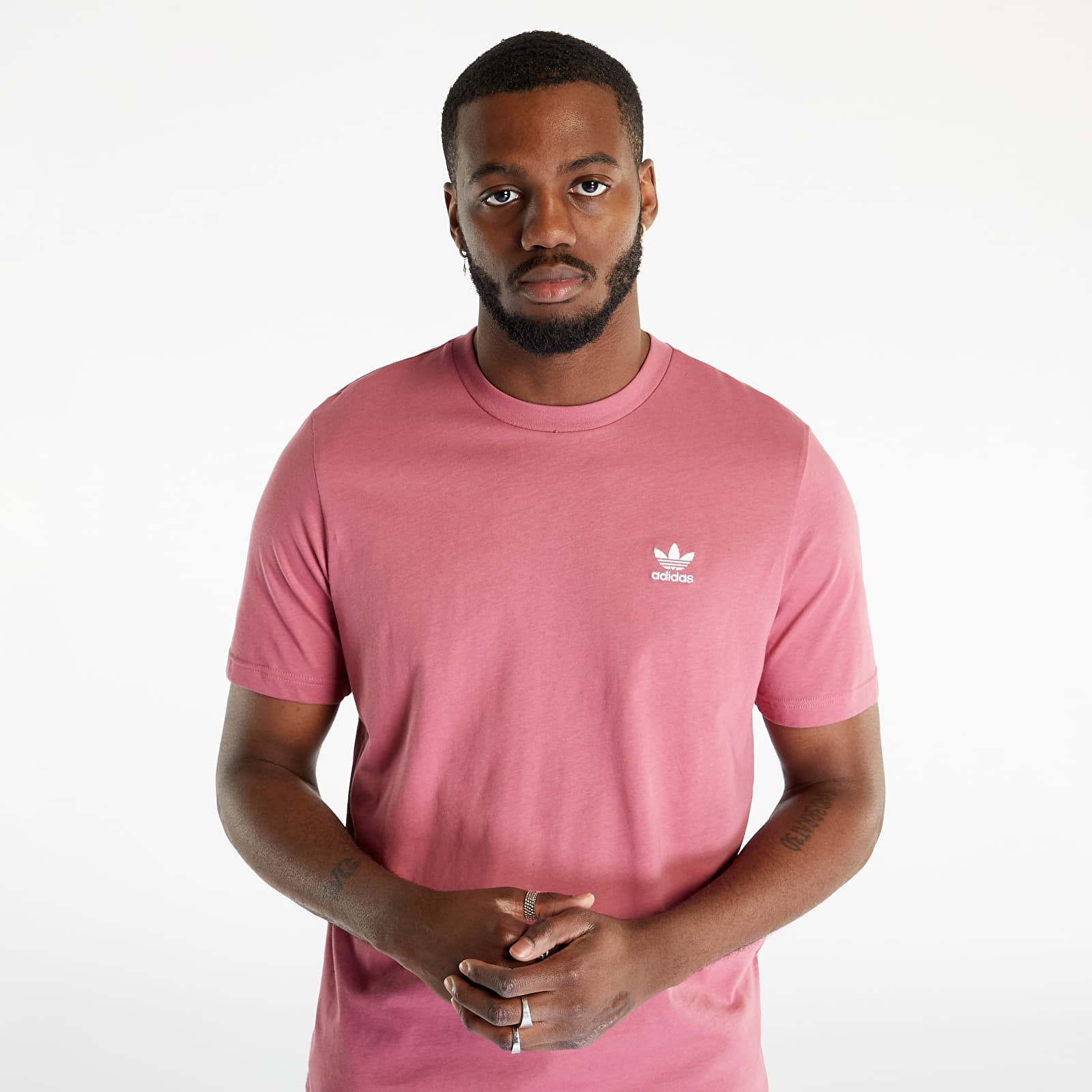 Trička adidas Essential Short Sleeve Tee Pink Strata | Footshop