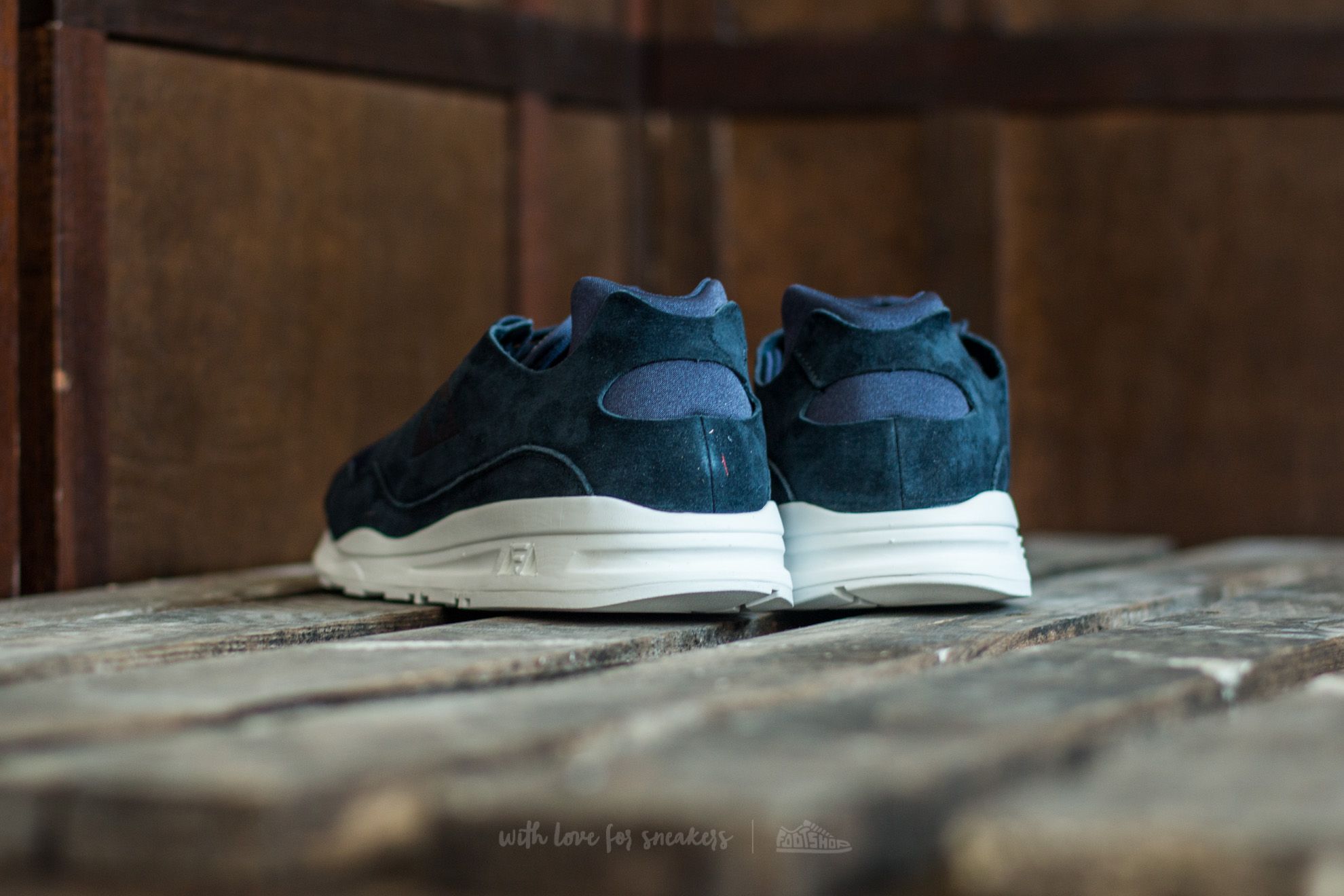 Мъжки кецове и обувки le coq sportif R Pure Mono Luxe Dress Blue | Footshop