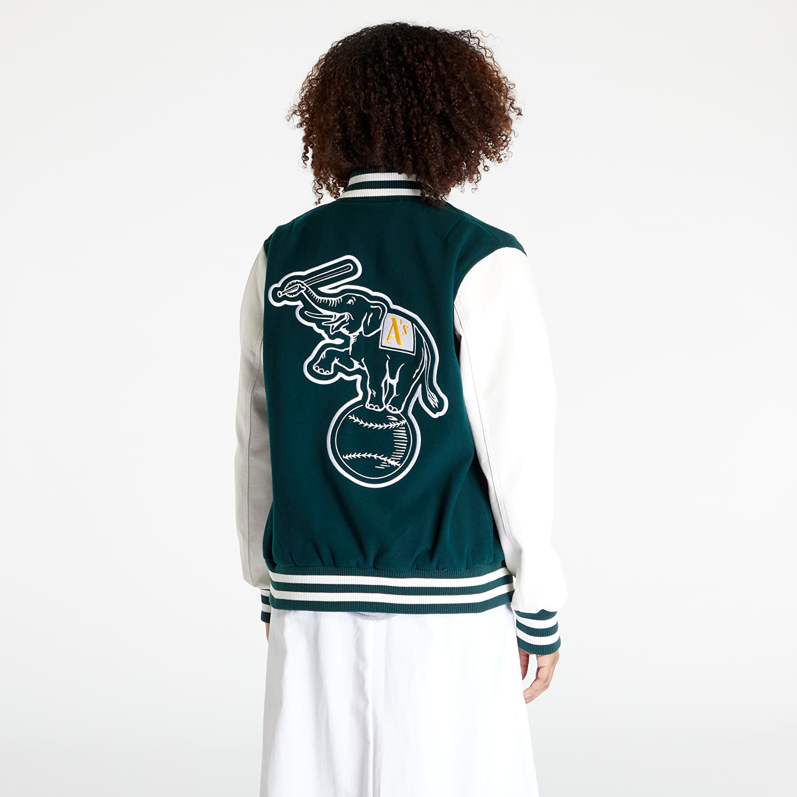 Geci bomber New Era Varsity Oakland Athletics MLB Heritage Varsity ...
