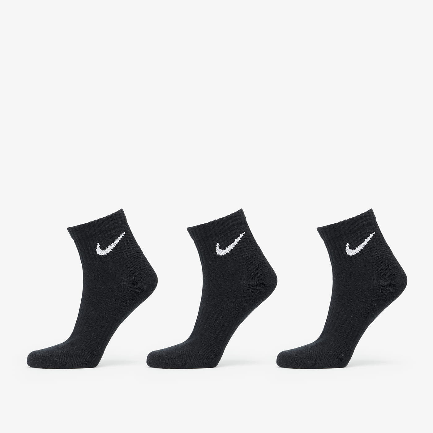 Șosete Nike U Everyday Cush Ankle Socks 3-Pack Black (SX7667-010 ...
