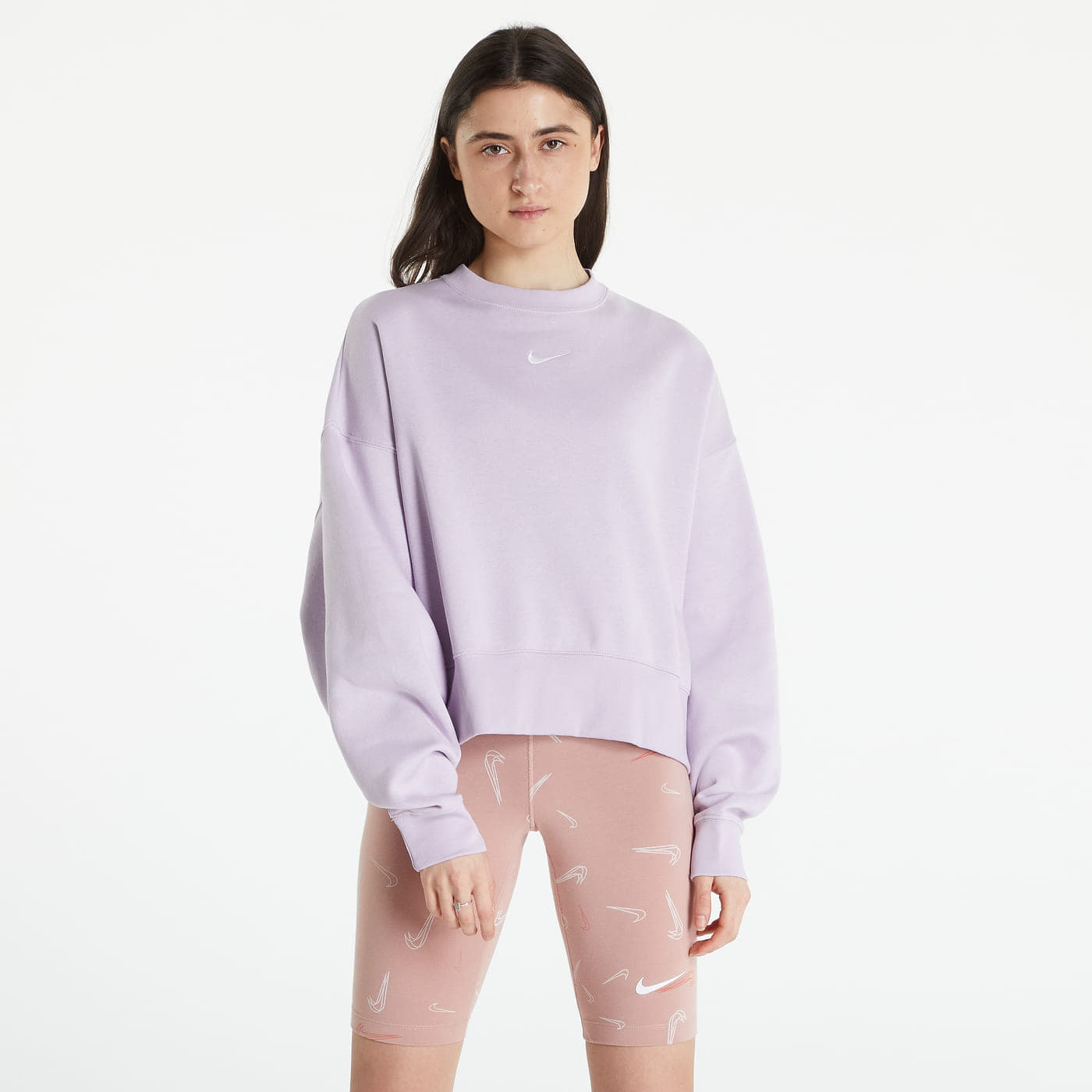 Mikiny Nike Solo Swoosh Crew Sweat Purple | Footshop