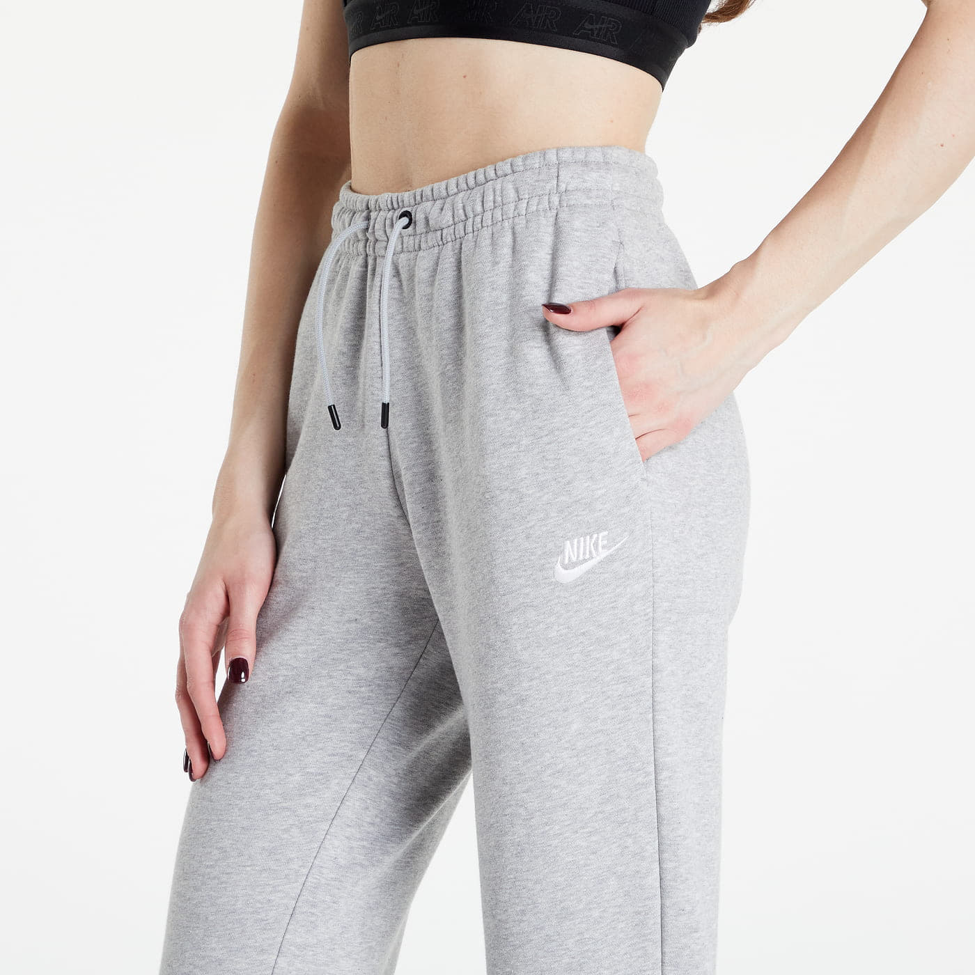 Jogger Pants Nike NSW Essential Fleece Medium-Rise Pants Lse Dk Grey ...
