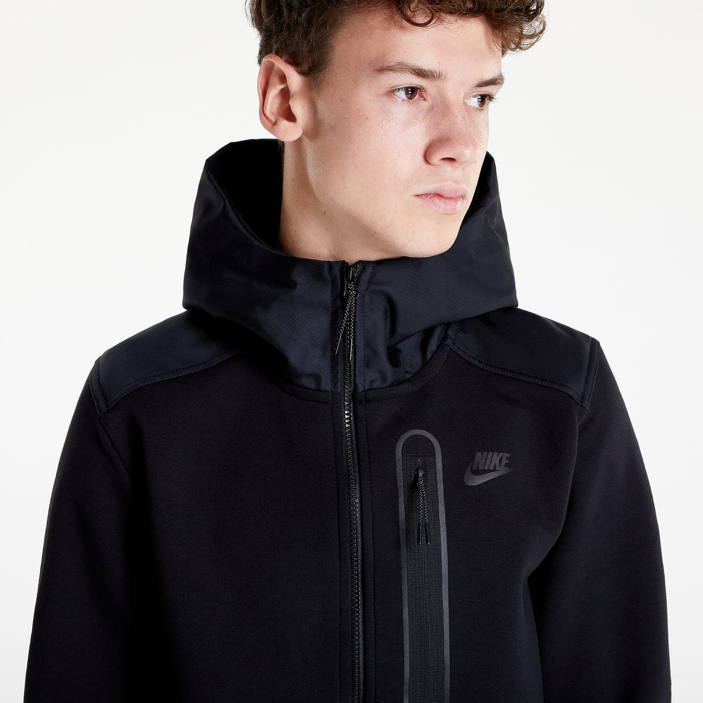 Hoodies and sweatshirts Nike Sportswear Tech Fleece Full Zip Top Black ...
