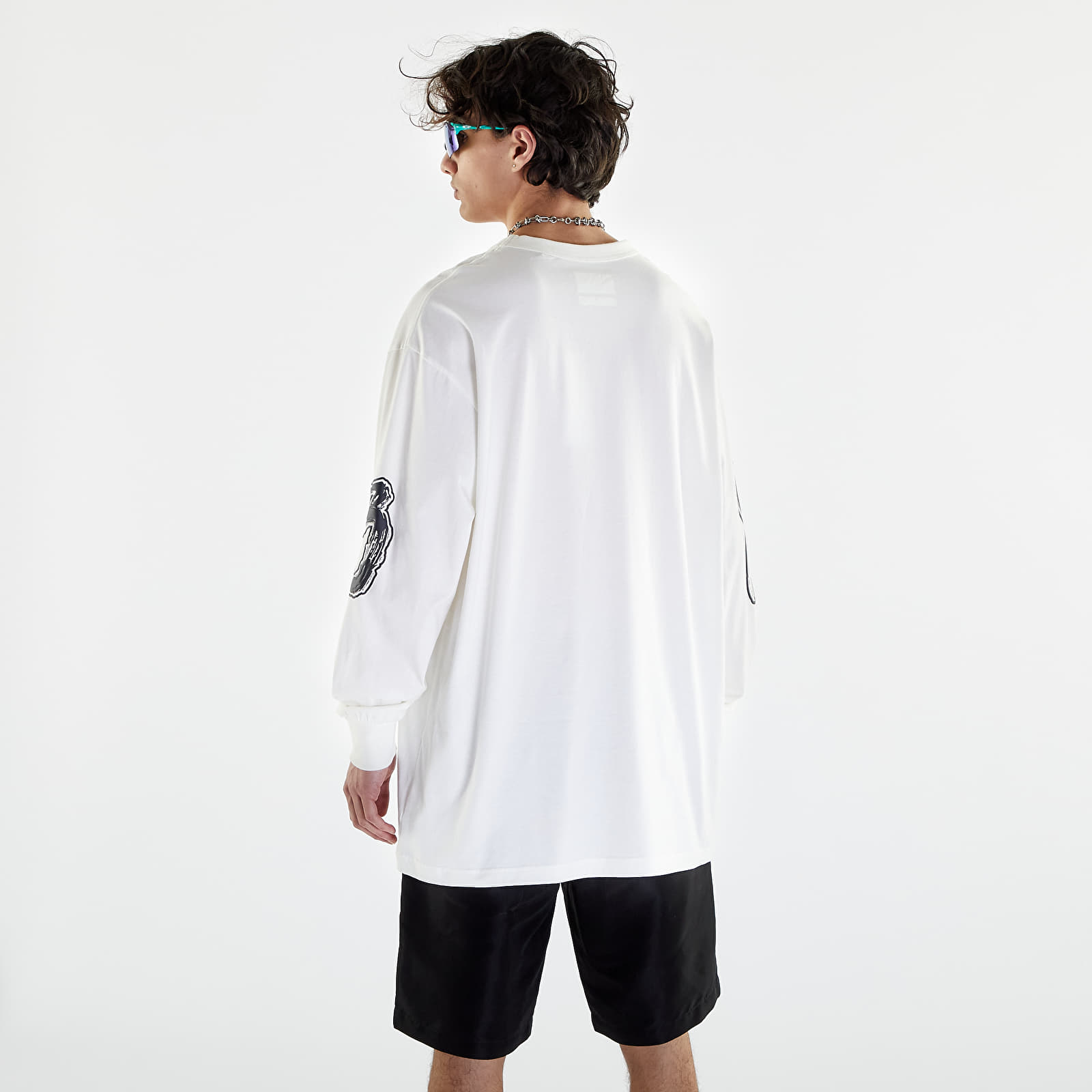 T-shirts Y-3 Graphic Logo Long Sleeve Tee Off White | Footshop