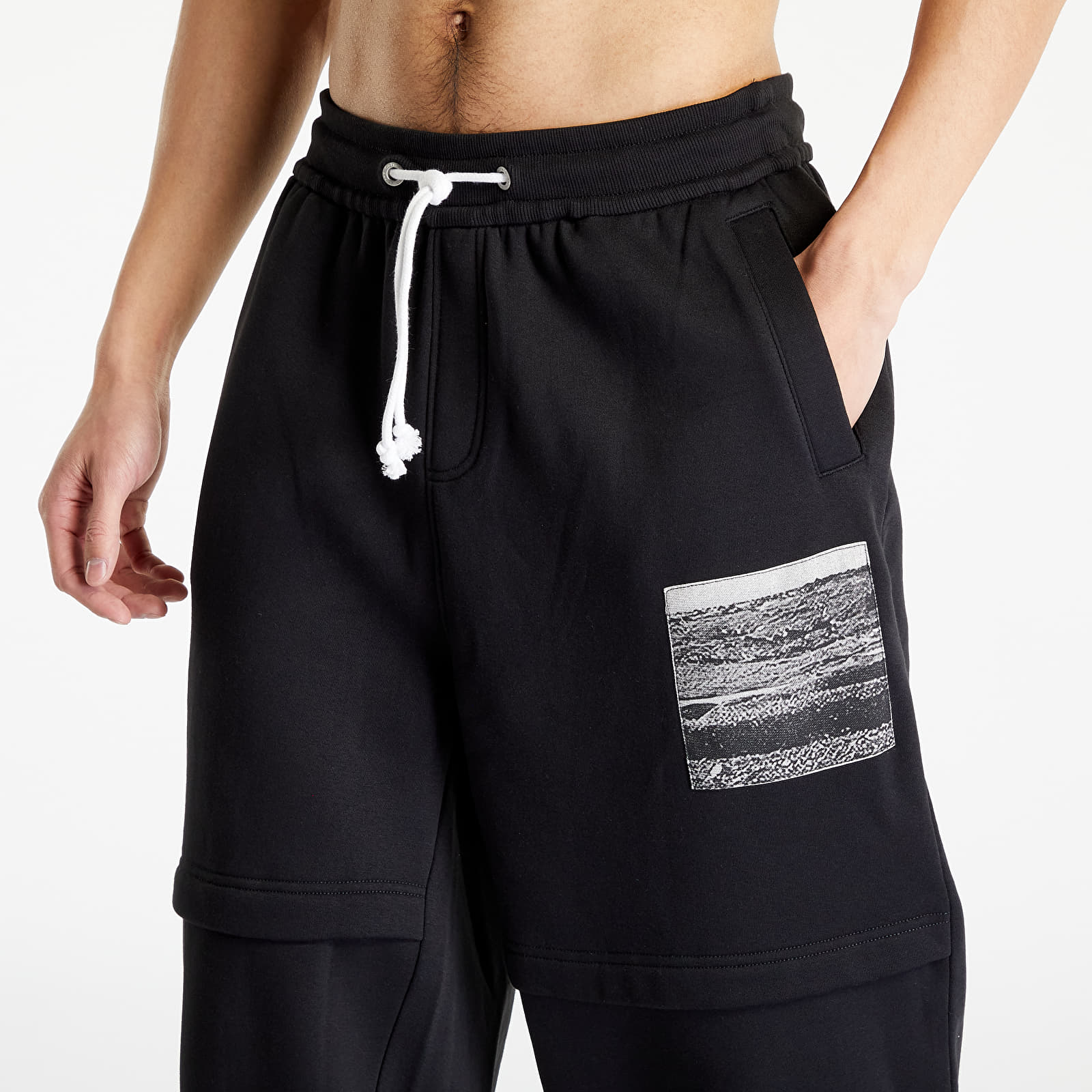 Tepláky Calvin Klein Jeans Multi Landscape Grap Knit Pants Black ...