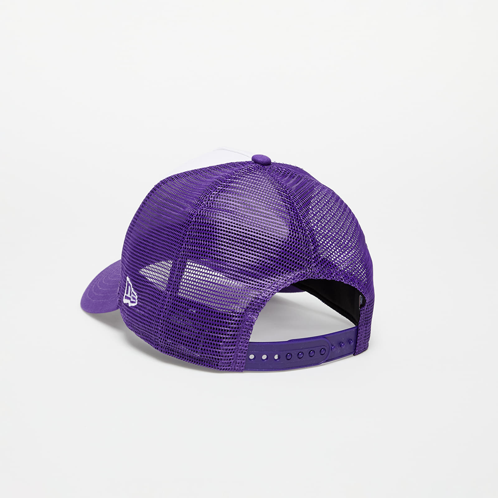 Caps New Era Los Angeles Lakers Team Colour A-Frame Trucker Cap Purple ...