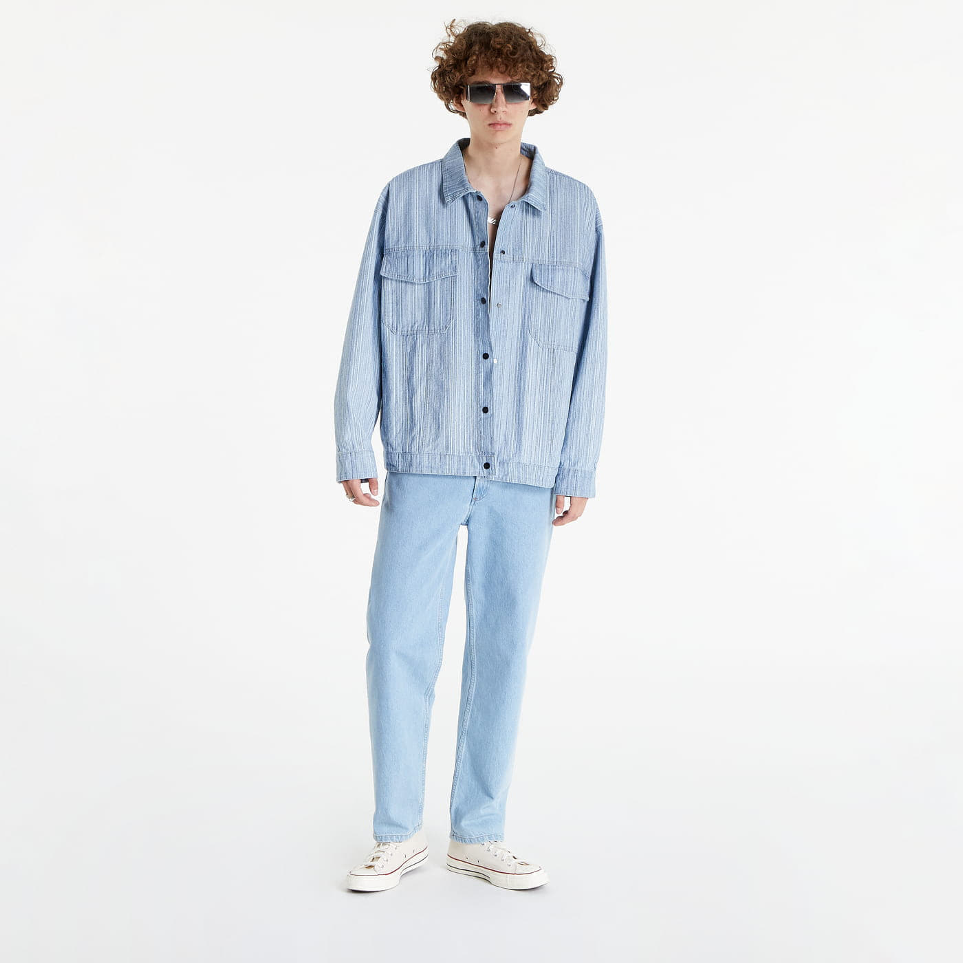 PREACH Striped Denim Jacket