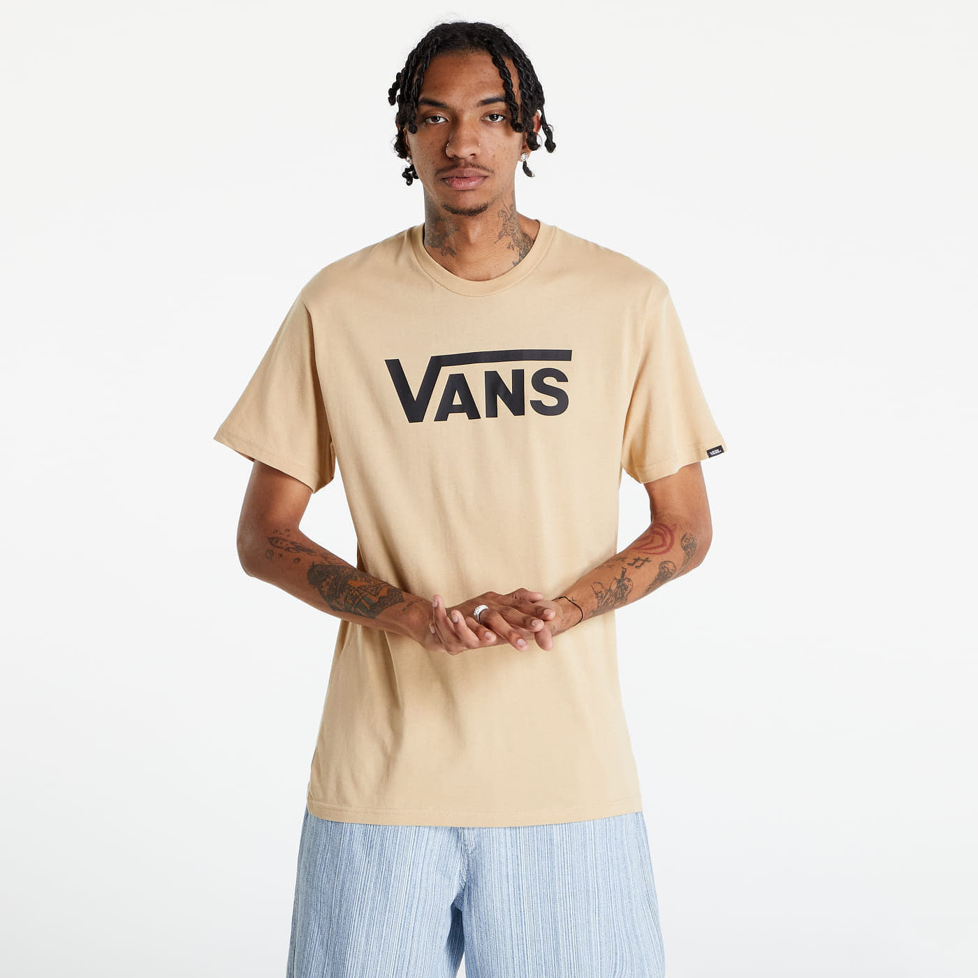 T-shirts Vans Classic Tee Beige (VN000GGGY971) | Footshop