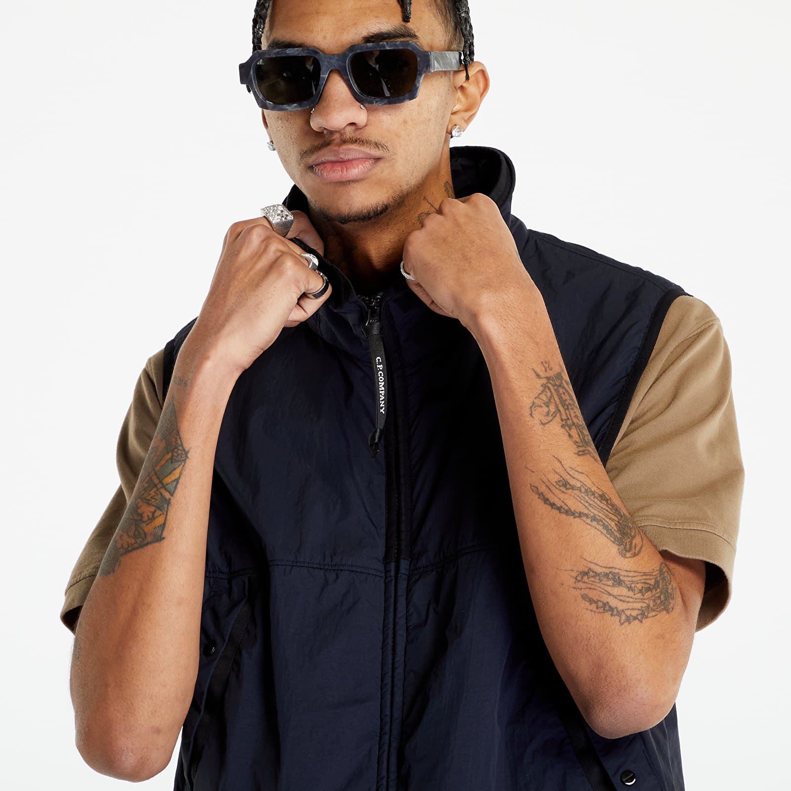 C.P. Company G.D.P. Vest Total Eclipse | Footshop
