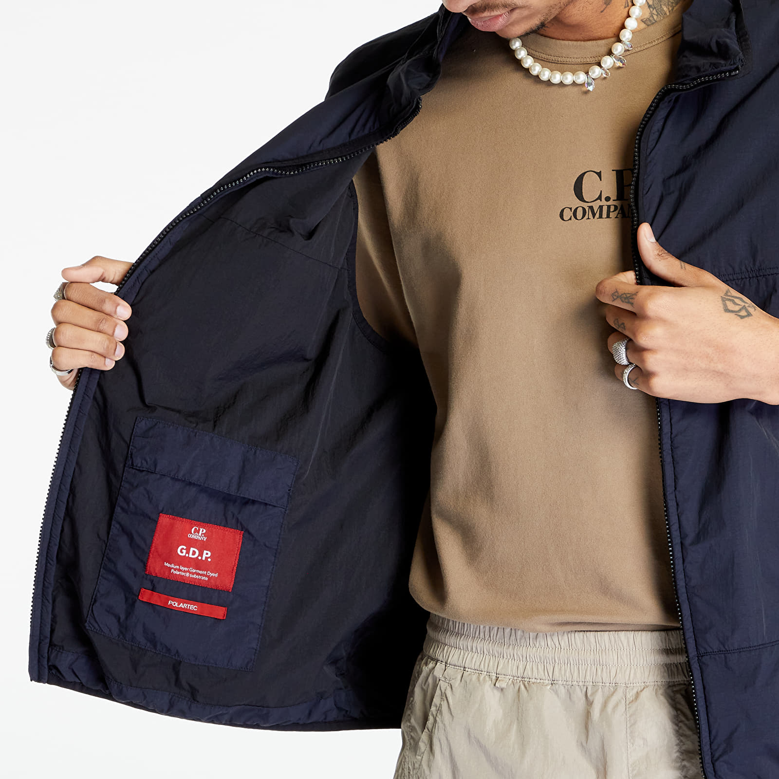 C.P. Company G.D.P. Vest Total Eclipse | Footshop