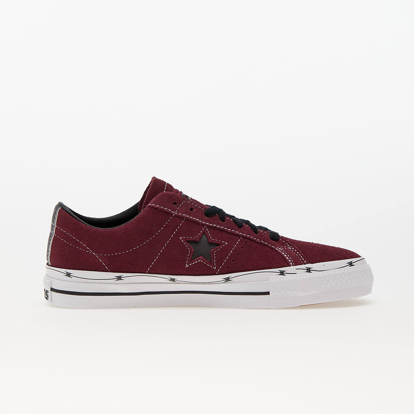 Men's shoes Converse Cons One Star Pro Razor Wire Deep Bordeaux/ Black ...