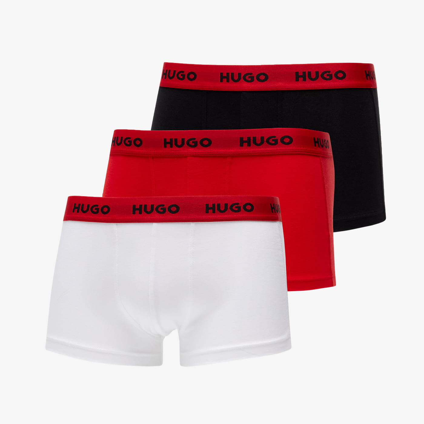 Hugo Boss Logo-Waistband Trunks 3-Pack