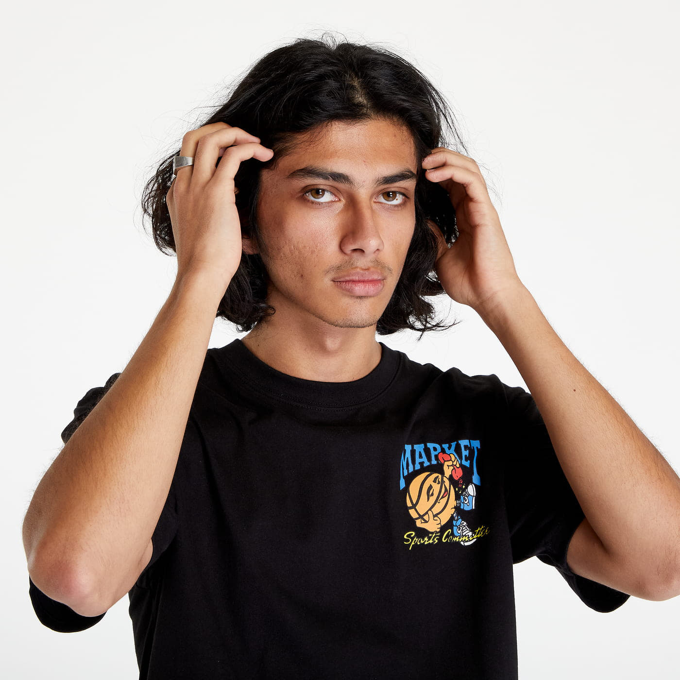 T-shirts MARKET Sports Committee T-Shirt Black | Footshop