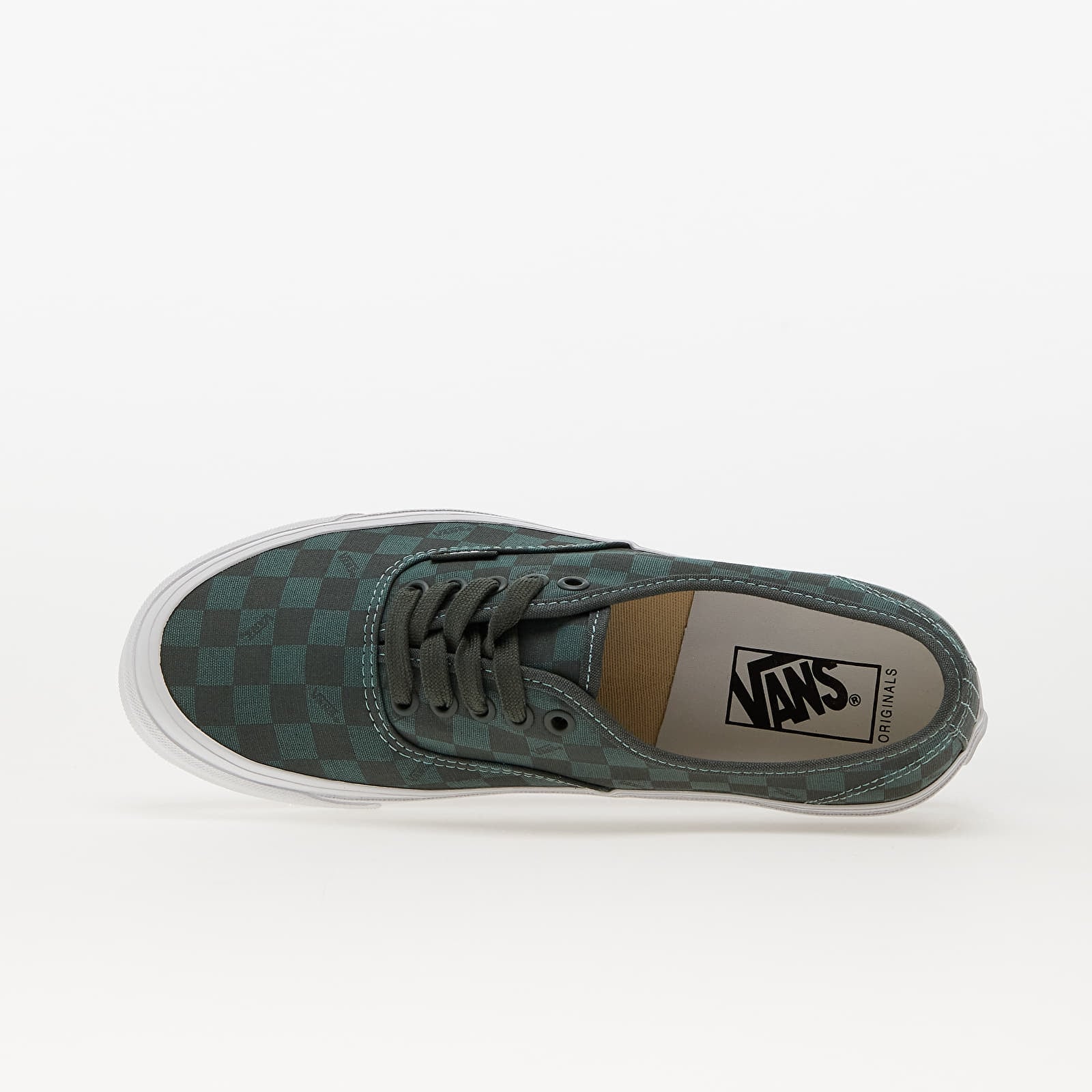 Men's shoes Vans Vault OG Authentic LX Vault Checkerboard Olive ...