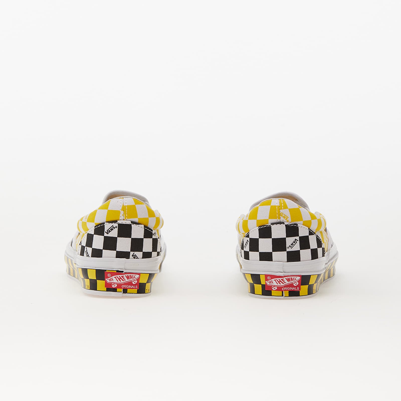 Vans Vault OG Classic Slip-On LX Vault Checkerboard Black/ Yellow ...