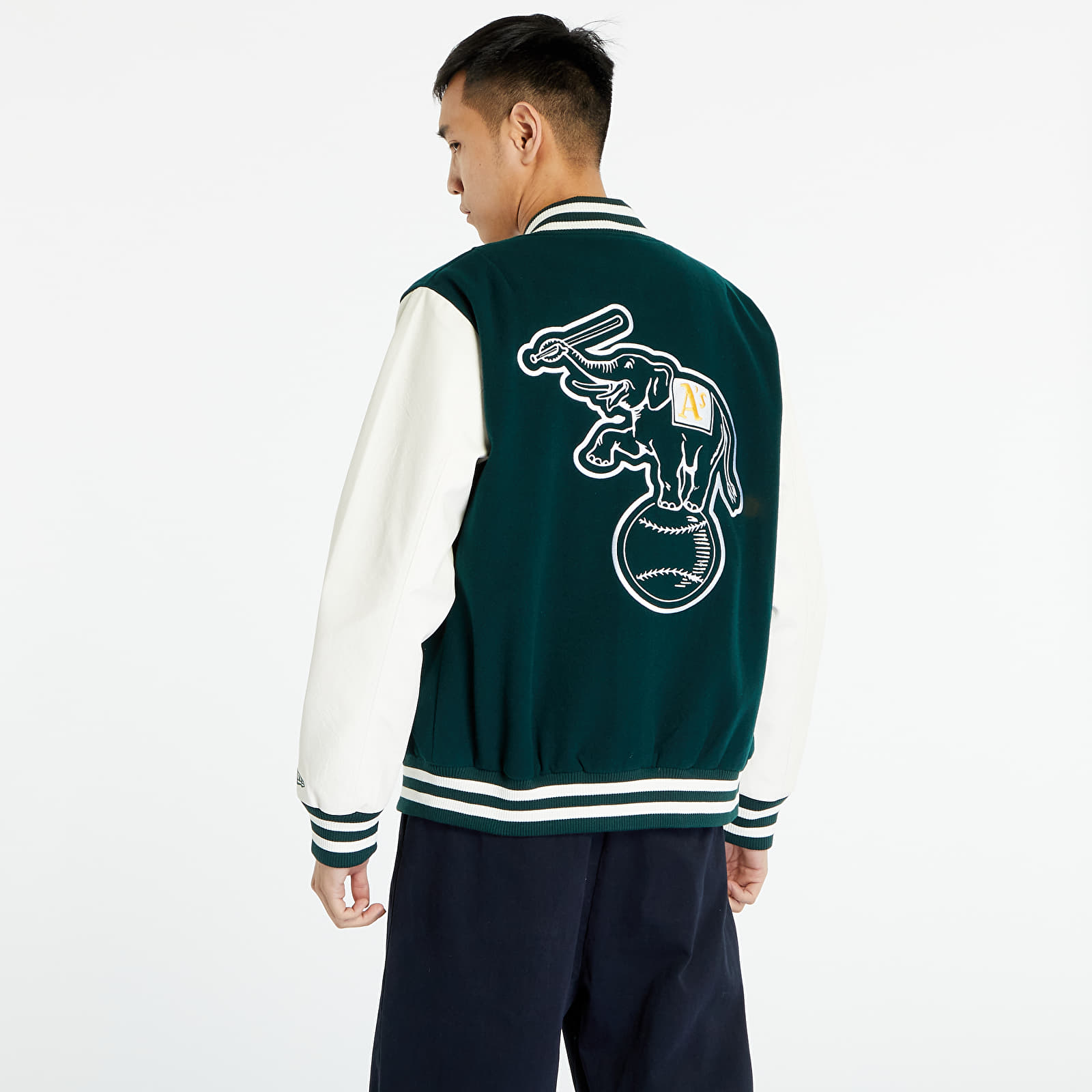 Geci bomber New Era Varsity Oakland Athletics MLB Heritage Varsity ...