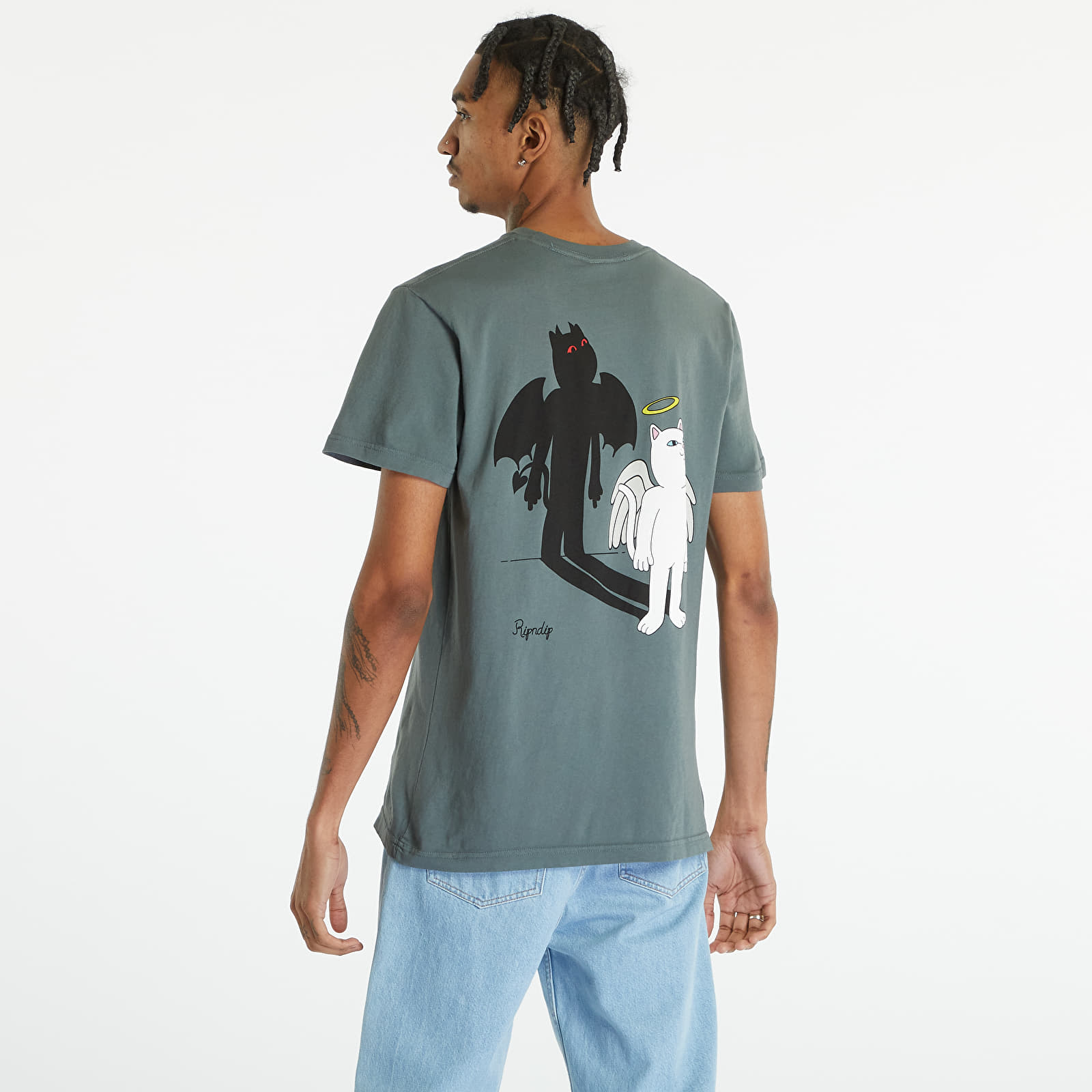 T-shirts RIPNDIP Shadow Friend Tee Charcoal | Footshop