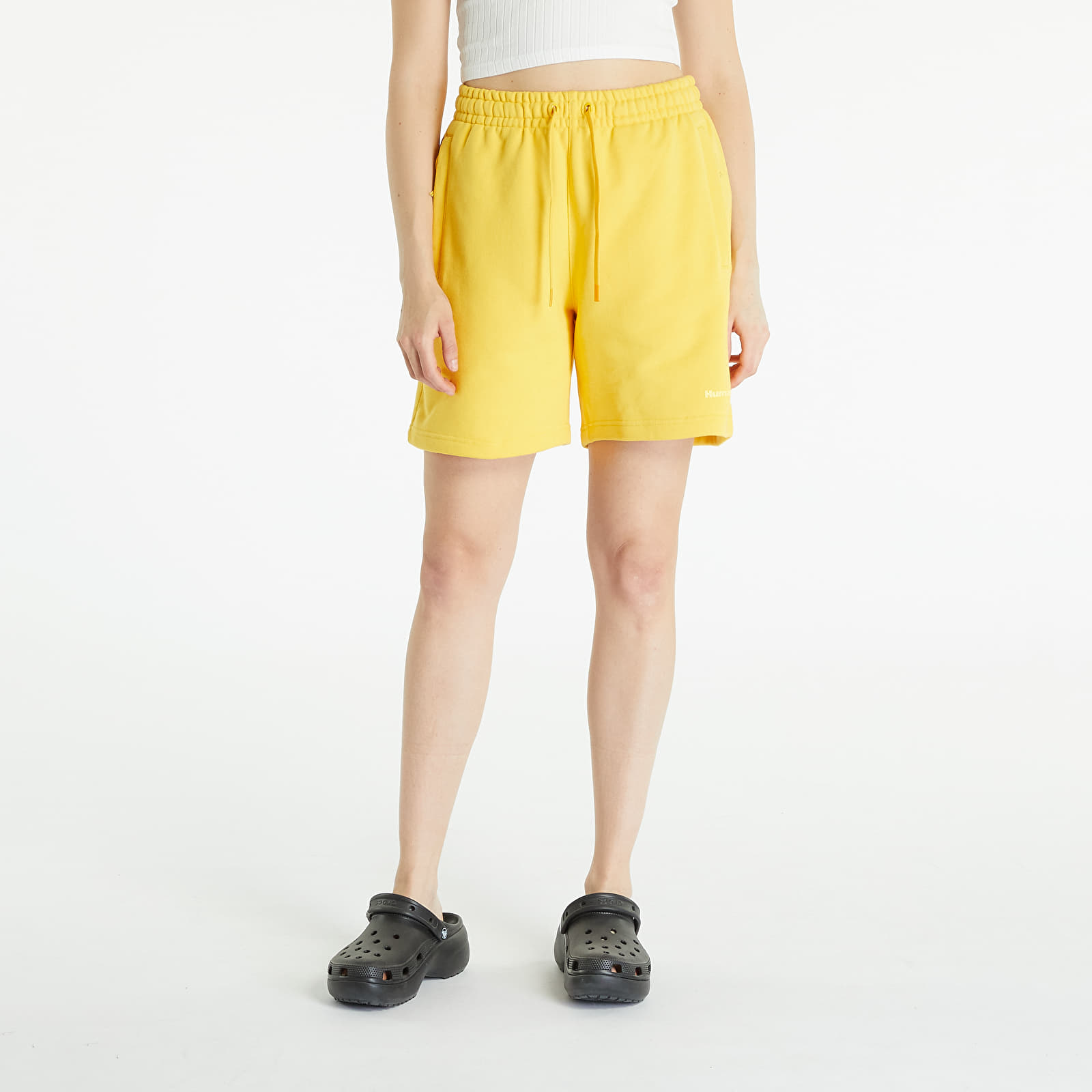 Shorts adidas x Pharrell Williams Basics Short Bold Gold | Footshop