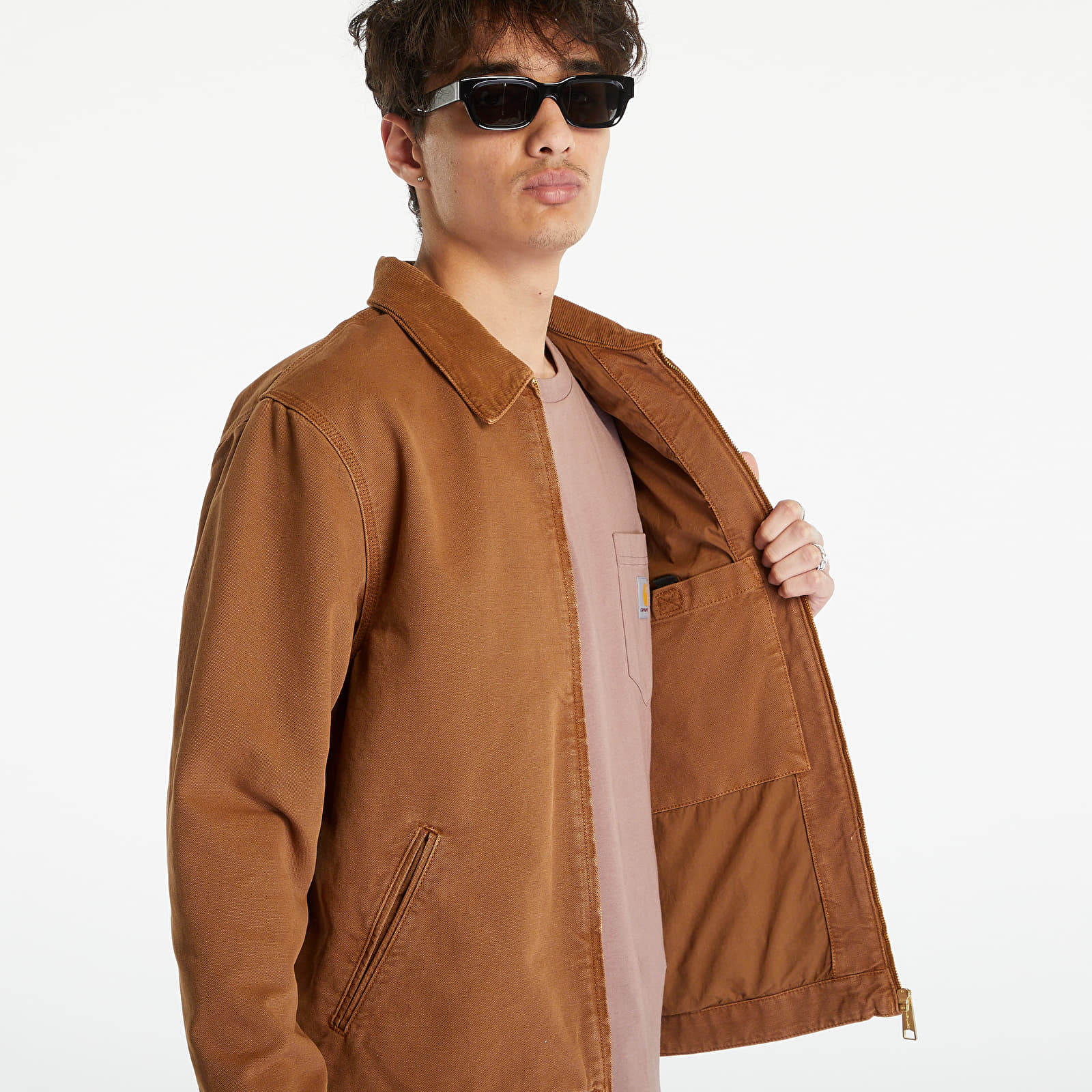 Jackets Carhartt WIP Detroit Spring Jacket Faded Tamarind (I026467 ...