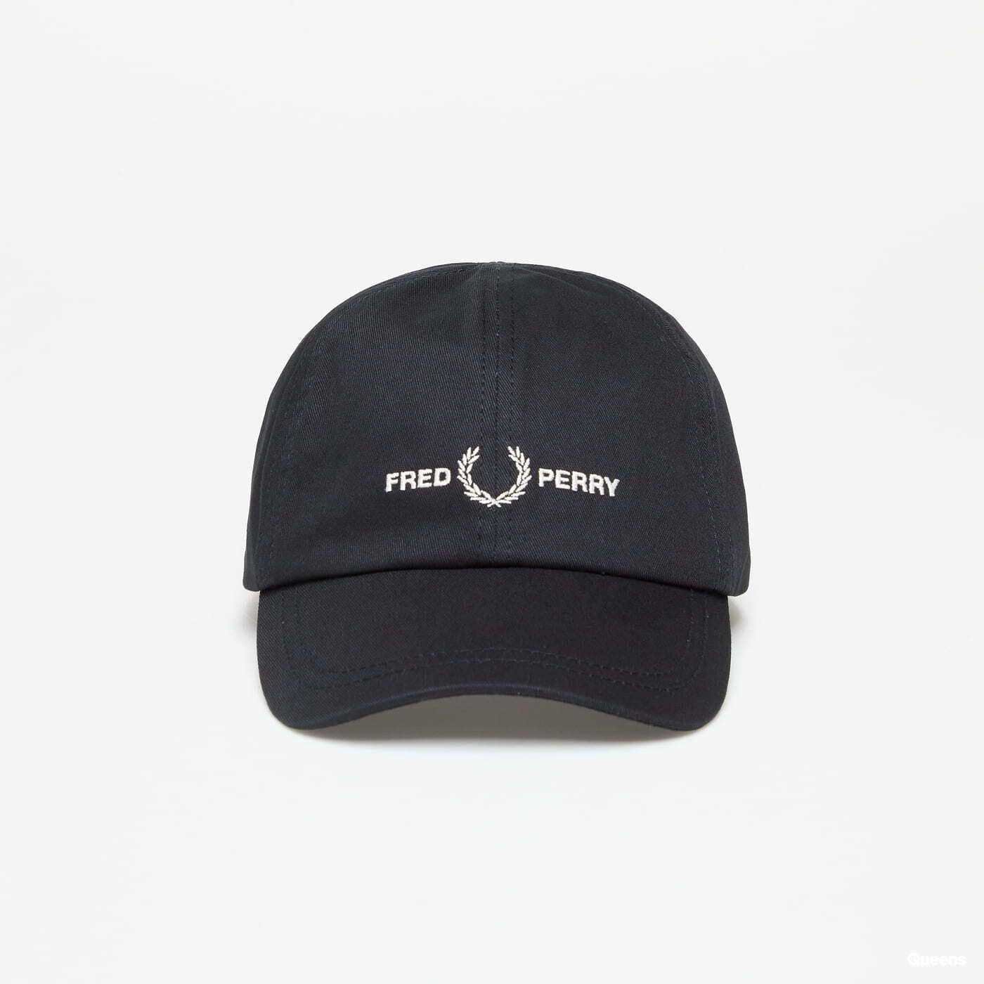 Caps FRED PERRY Graphic Branding Twill Cap Black | Footshop
