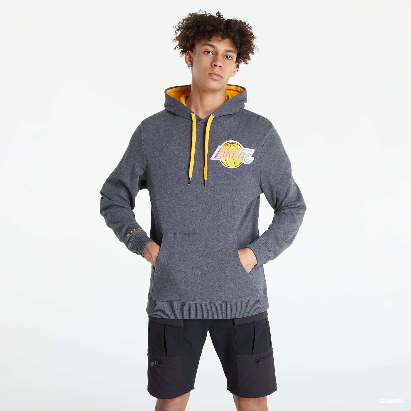 Hoodies and sweatshirts Mitchell & Ness Classic French Terry Hoody Grey ...