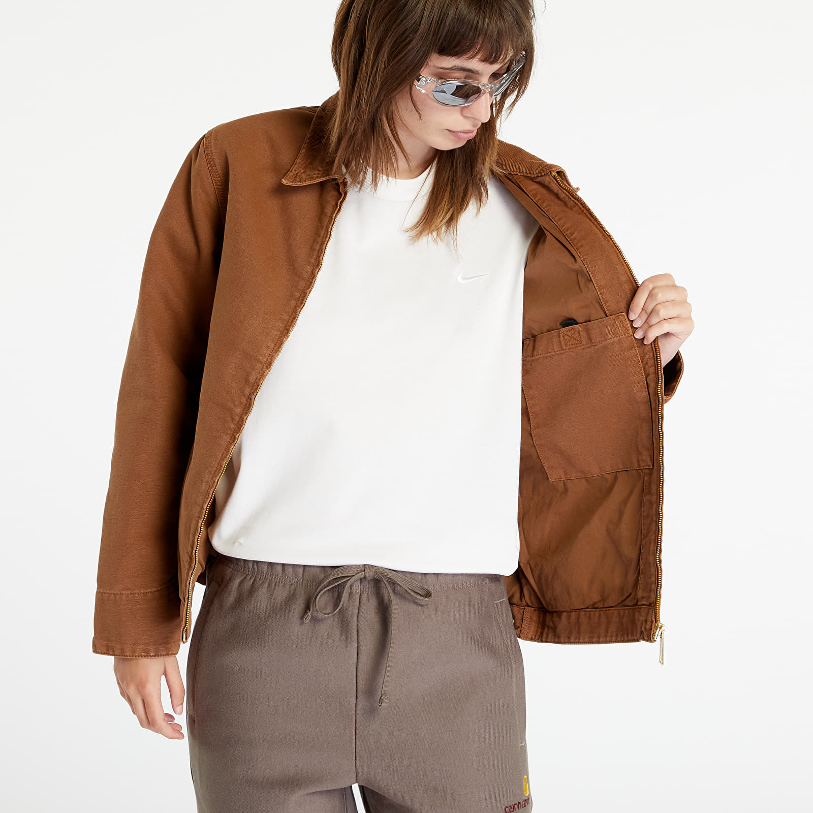 Jackets Carhartt WIP Detroit Spring Jacket Faded Tamarind (I026467 ...
