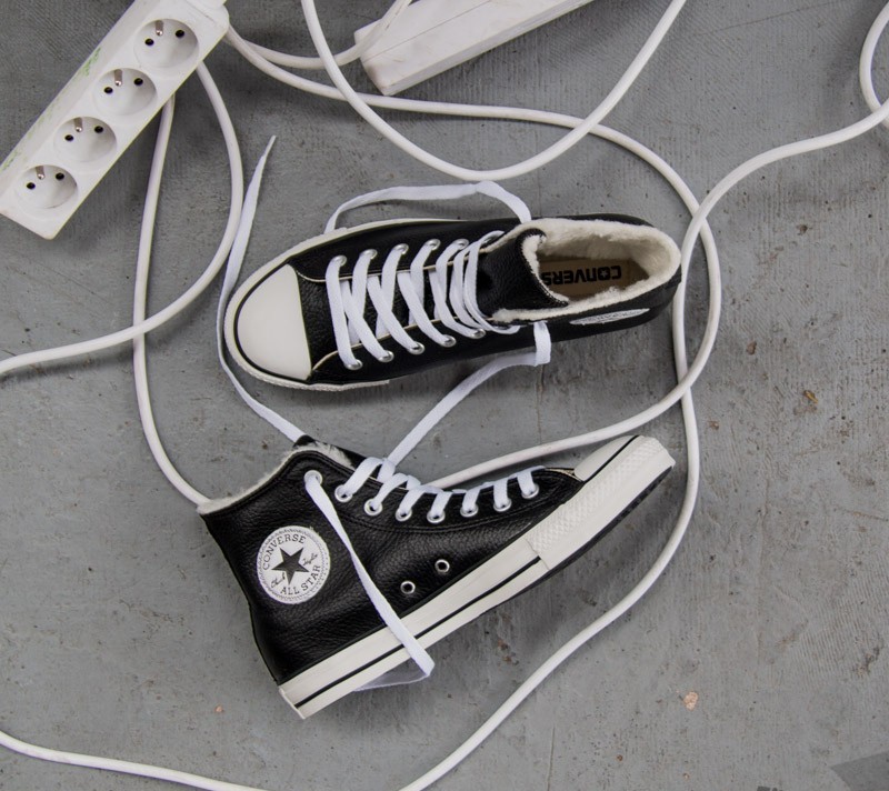 Boty Converse CT Hi Black/White | Footshop