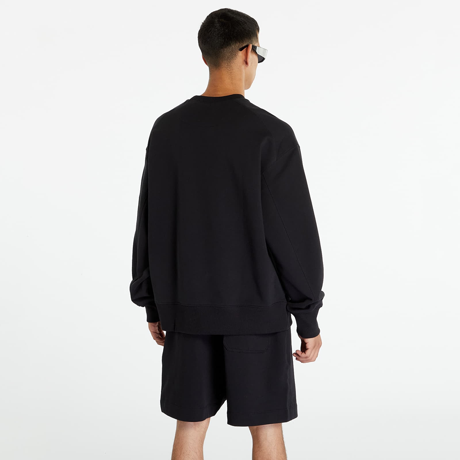 Hoodies and sweatshirts Y-3 Organic Cotton Terry Crew Sweatshirt Black ...