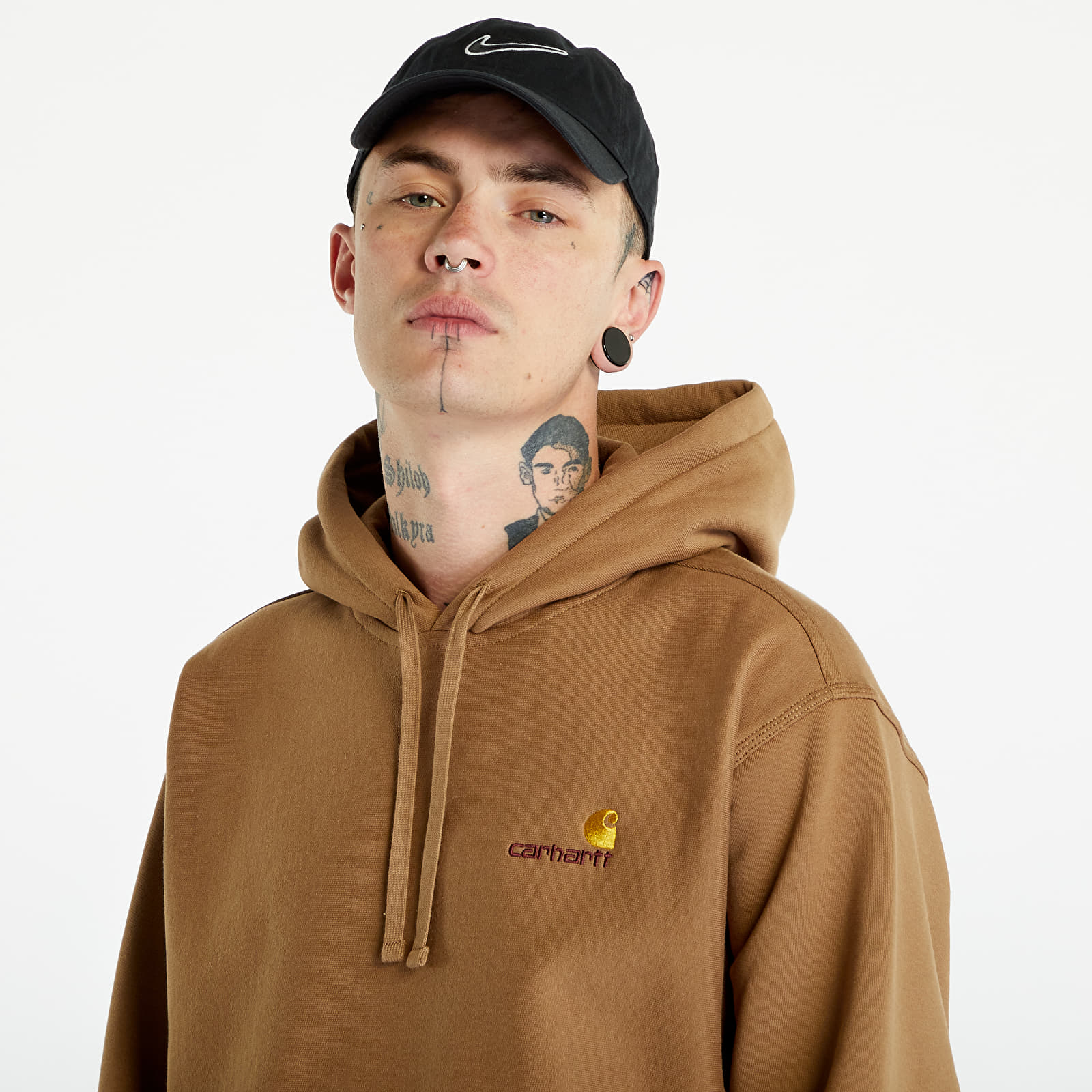 Carhartt WIP Hooded American Script Sweat Buffalo | Footshop